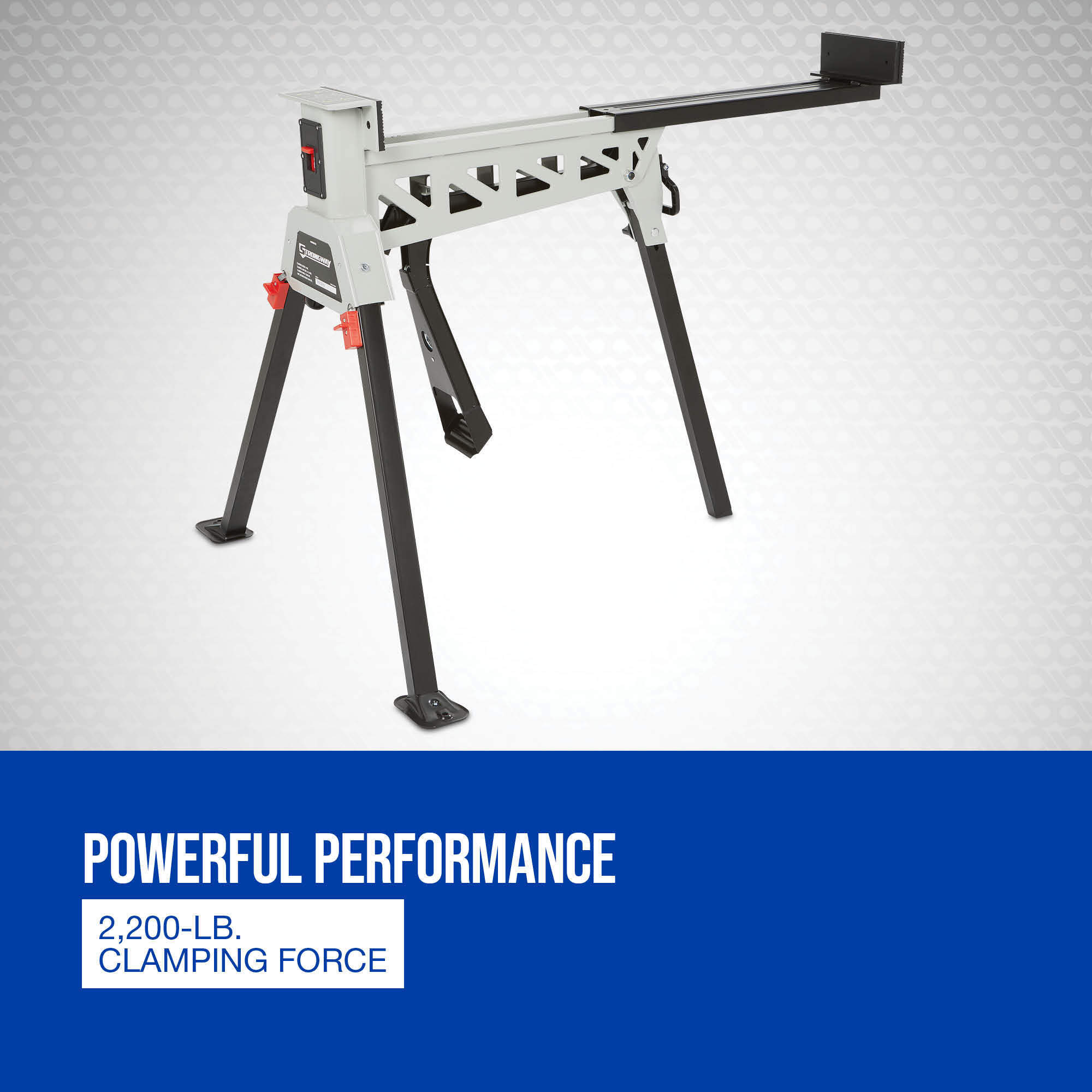 Strongway Clamping Sawhorse, Portable Workstation, 660-Lb. Capacity ...