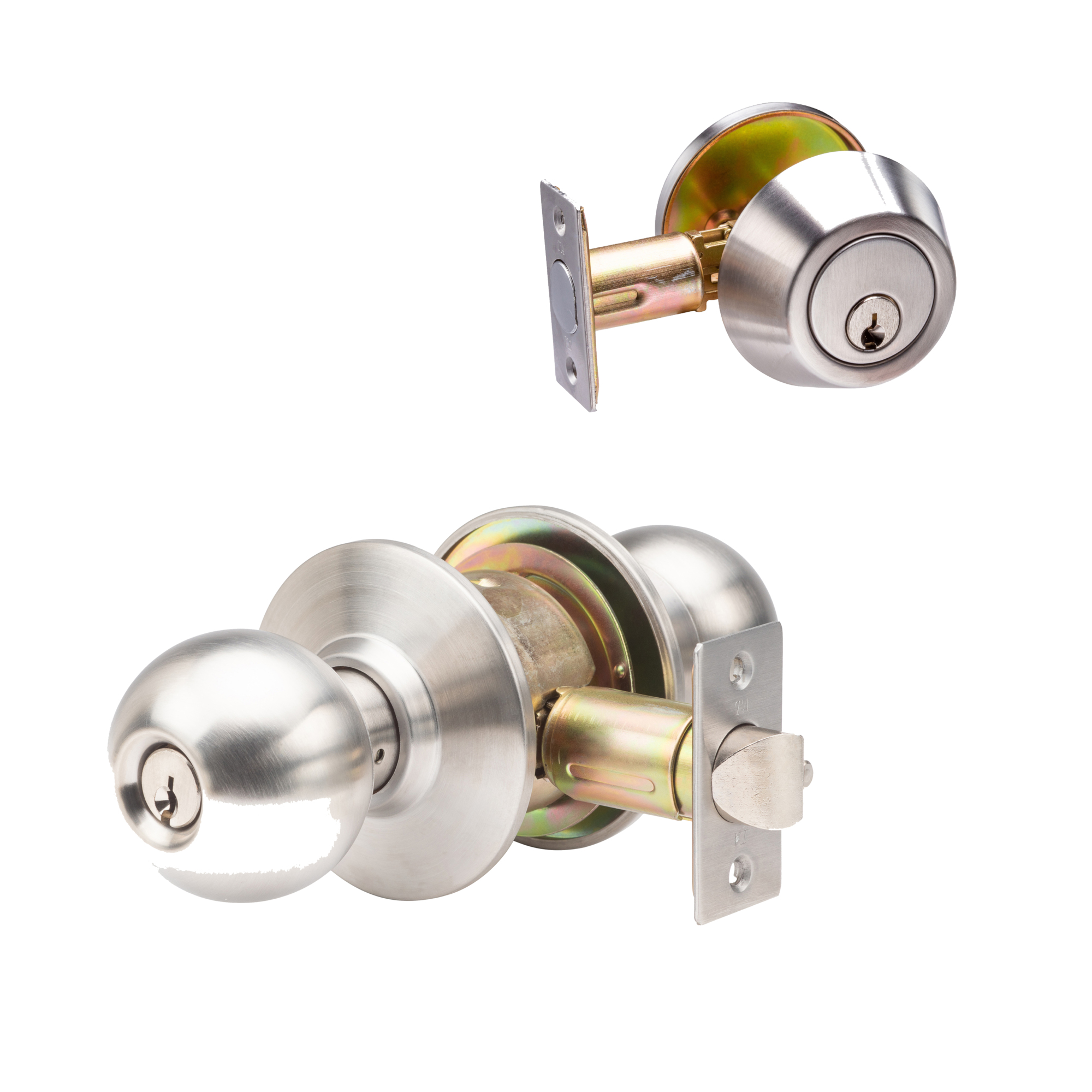 Trans Atlantic, ECB Series Cylindrical Entry Door Knob with Single ...