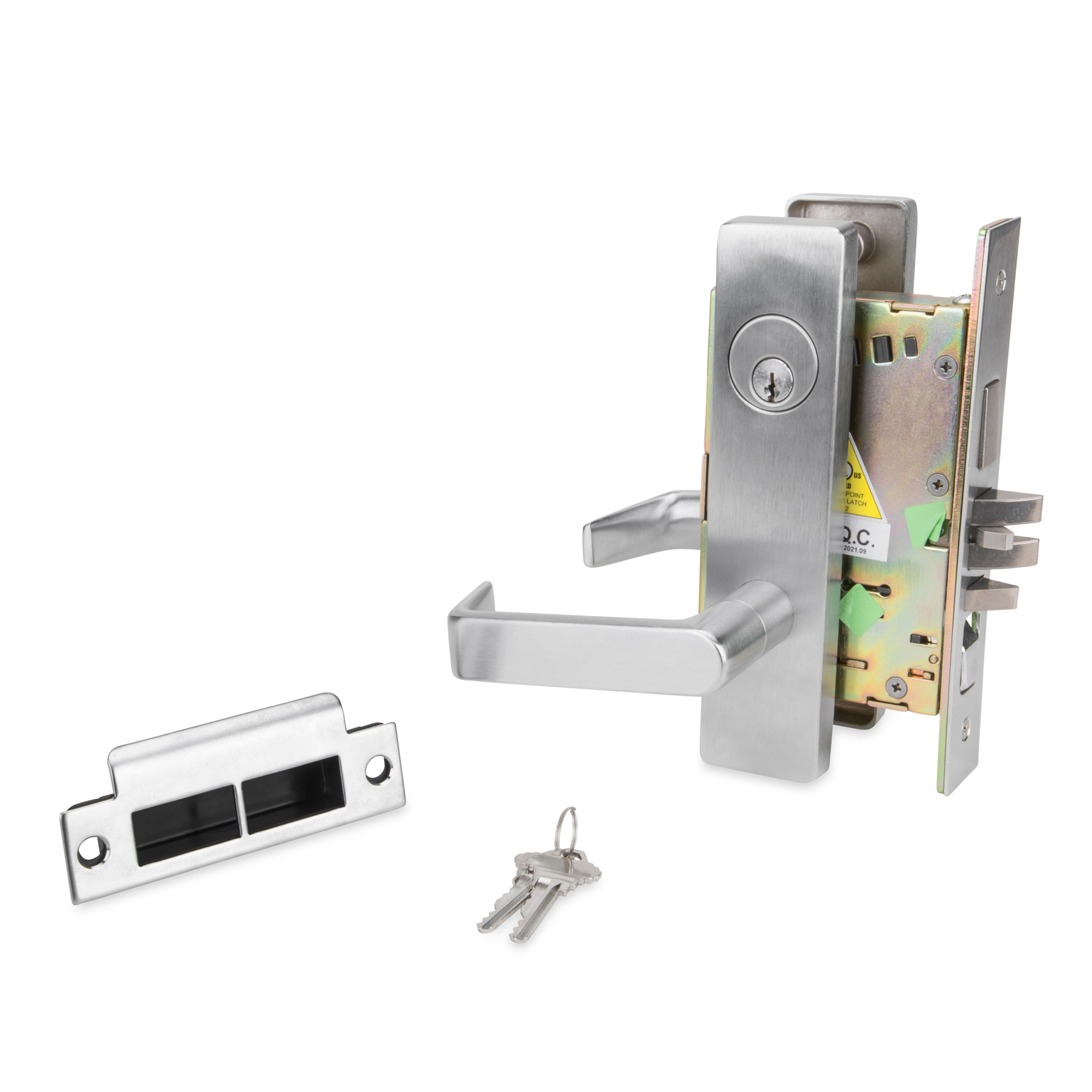 TACO, DXML Series Mortise Lock Door Handle with Left-Handed Lever ...