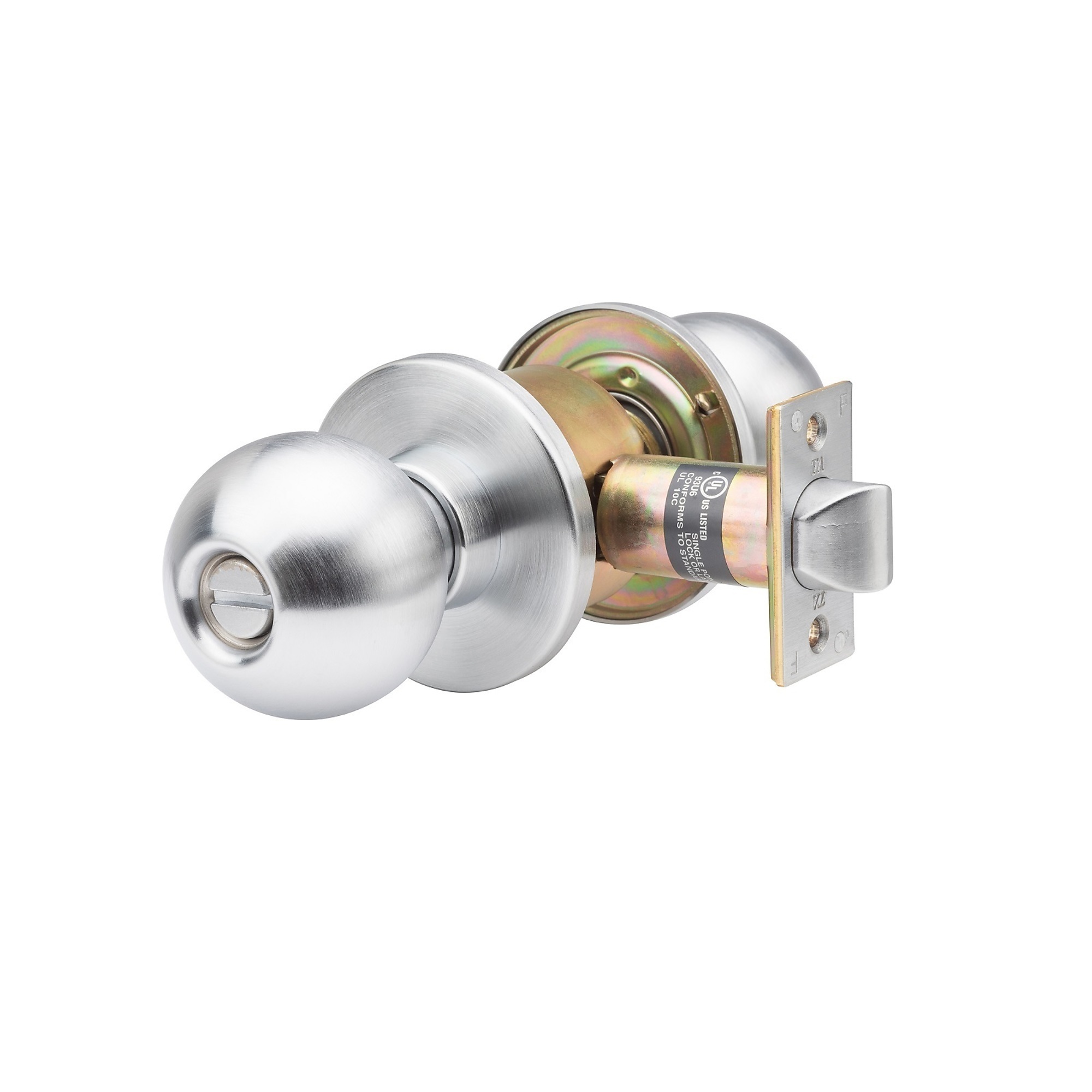 Trans Atlantic, Commercial Cylindrical Privacy Bed/Bath Door Knob with ...