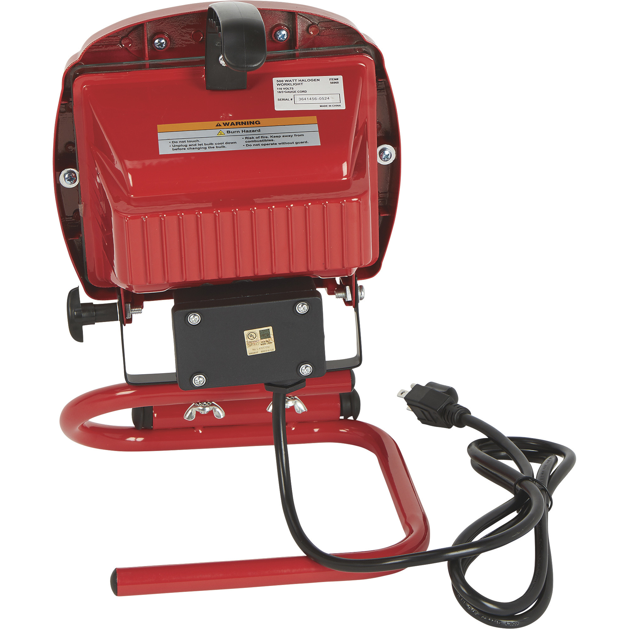 Ironton Halogen Portable Work Light, 500 Watts | Northern Tool