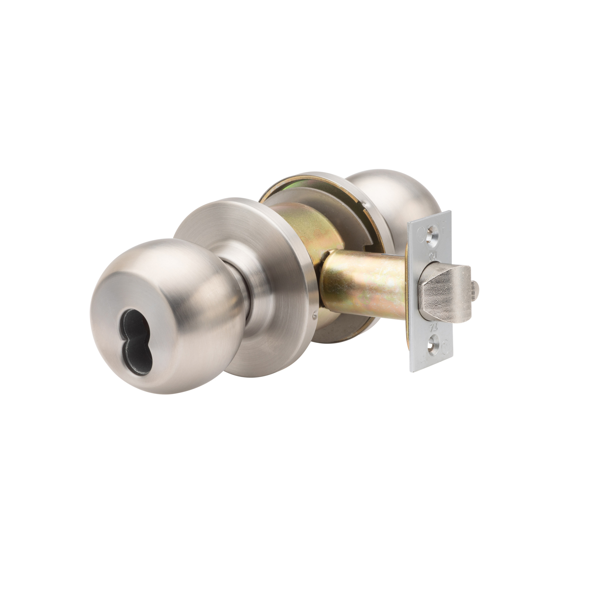 Trans Atlantic, Commercial Entry Door Knob with Lock and IC Core, Model ...