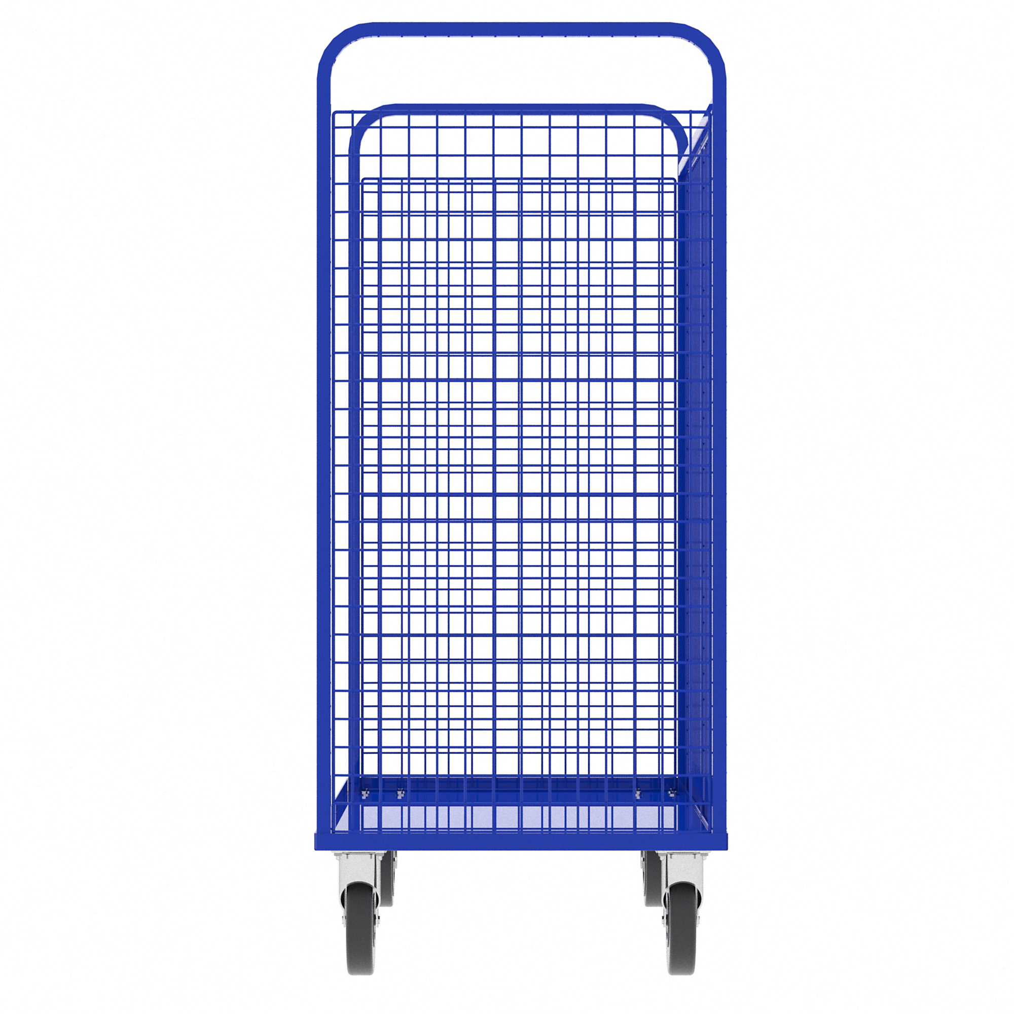 Valley Craft, 3-Sided Stock Picking Cage Cart, Total Capacity 1600 lb ...