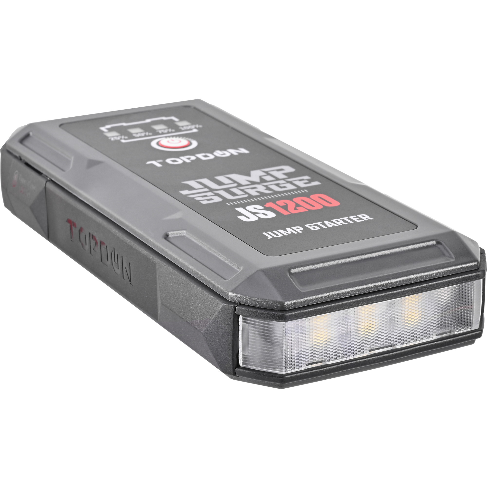 TOPDON, 1200AmpBattery Jumpstarter, PWBank,LED light, Amps 1200, Volts ...