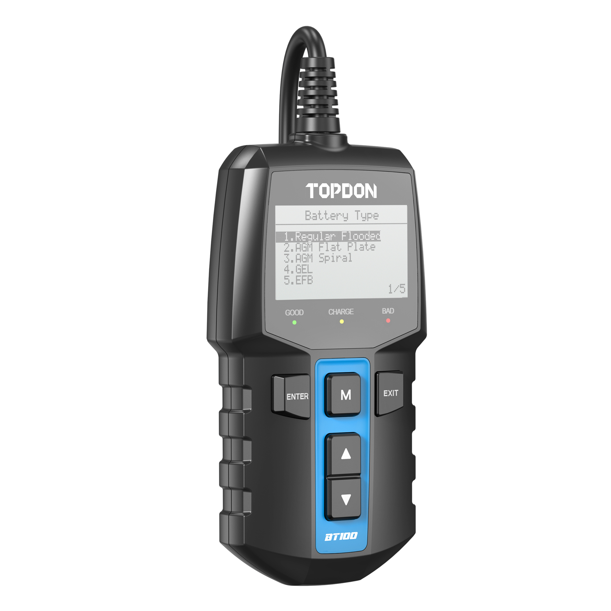 TOPDON, BAT ChargerAnalyzer, Model# BT100 | Northern Tool