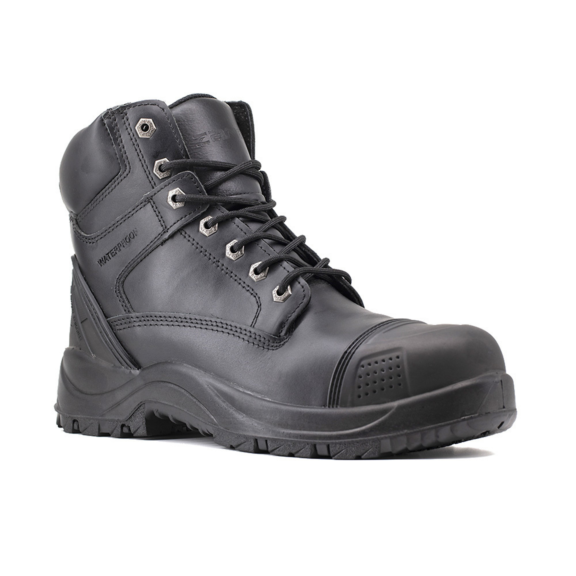 Zanco, Men's Waterproof,Comp toe,EH,Safety boots, Size 8 1/2, Width ...