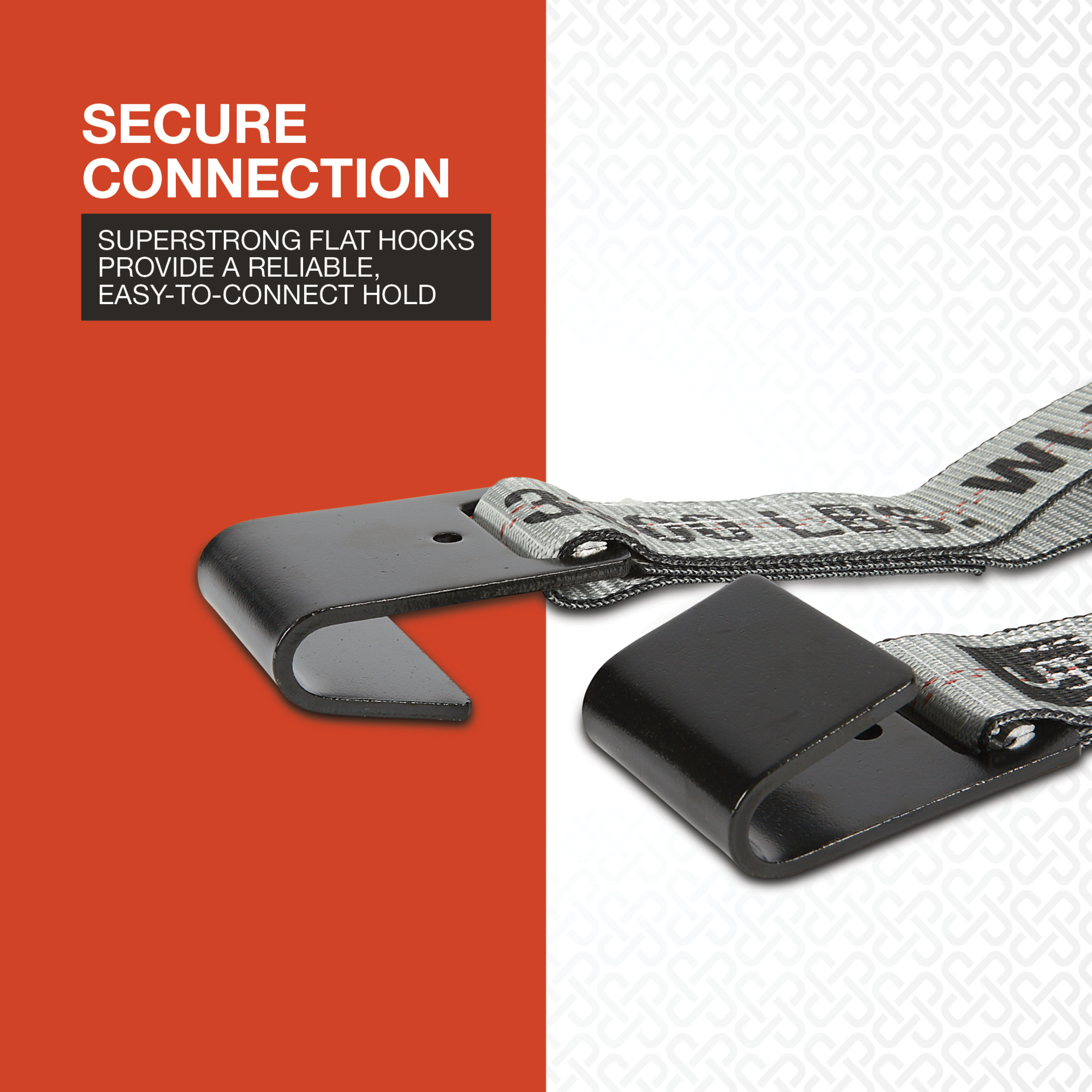 Ultra-Tow XTP 2in .x 27ft. Automatic Self-Tensioning Ratchet Strap with ...