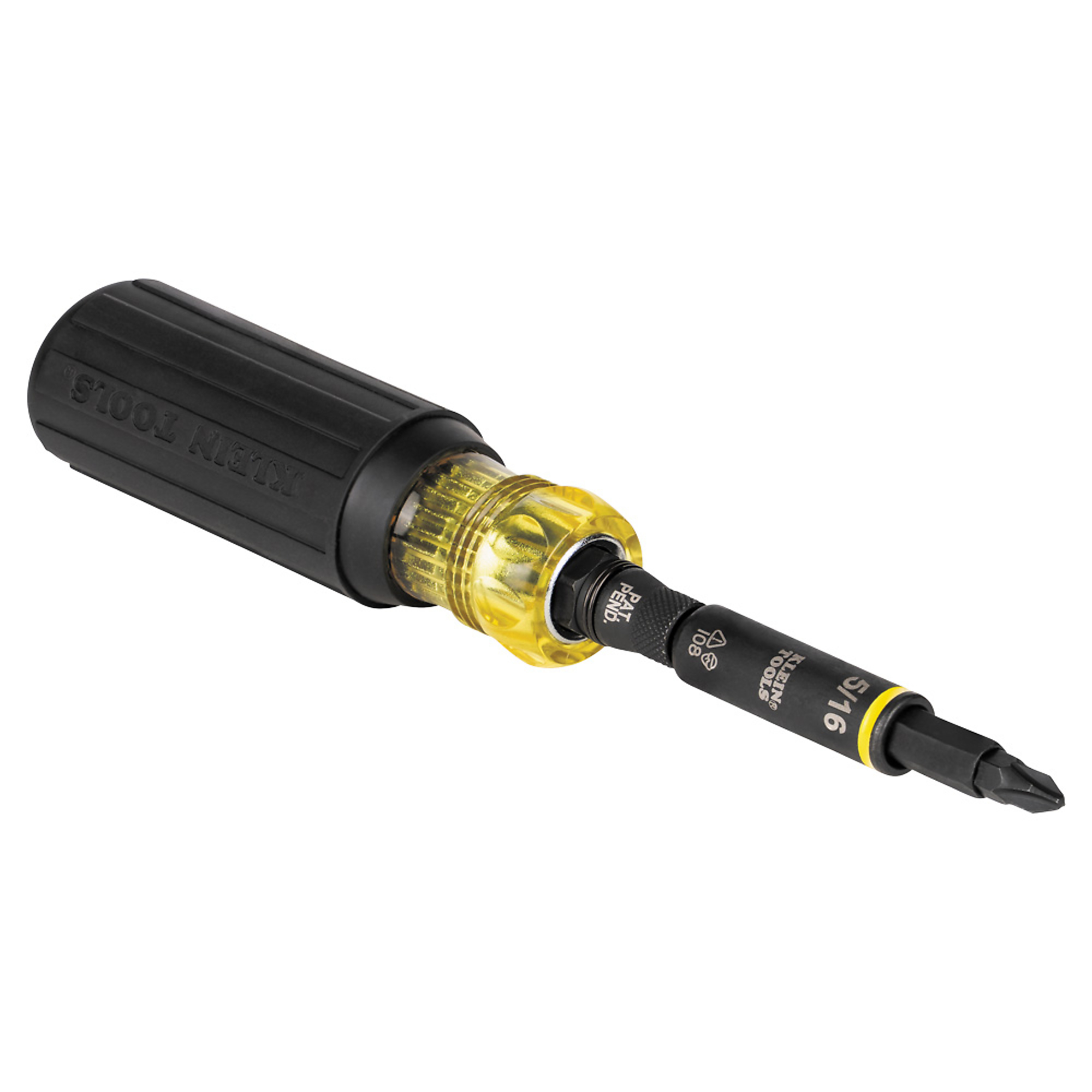 Klein Tools, Impact Rated Multi-Bit Screwdriver / Nut Driver, Model ...