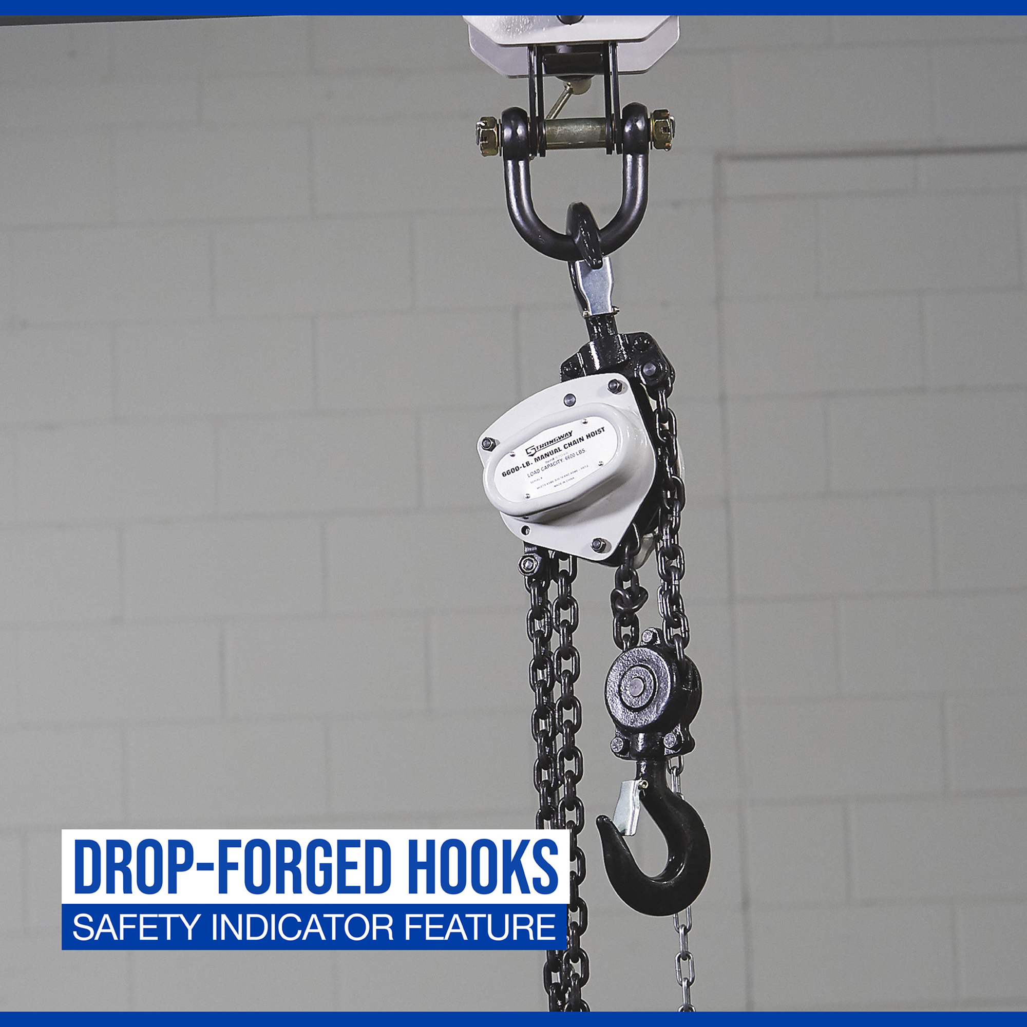 Strongway Manual Chain Hoist, 6600-Lb. Capacity, 20ft. Lift | Northern Tool