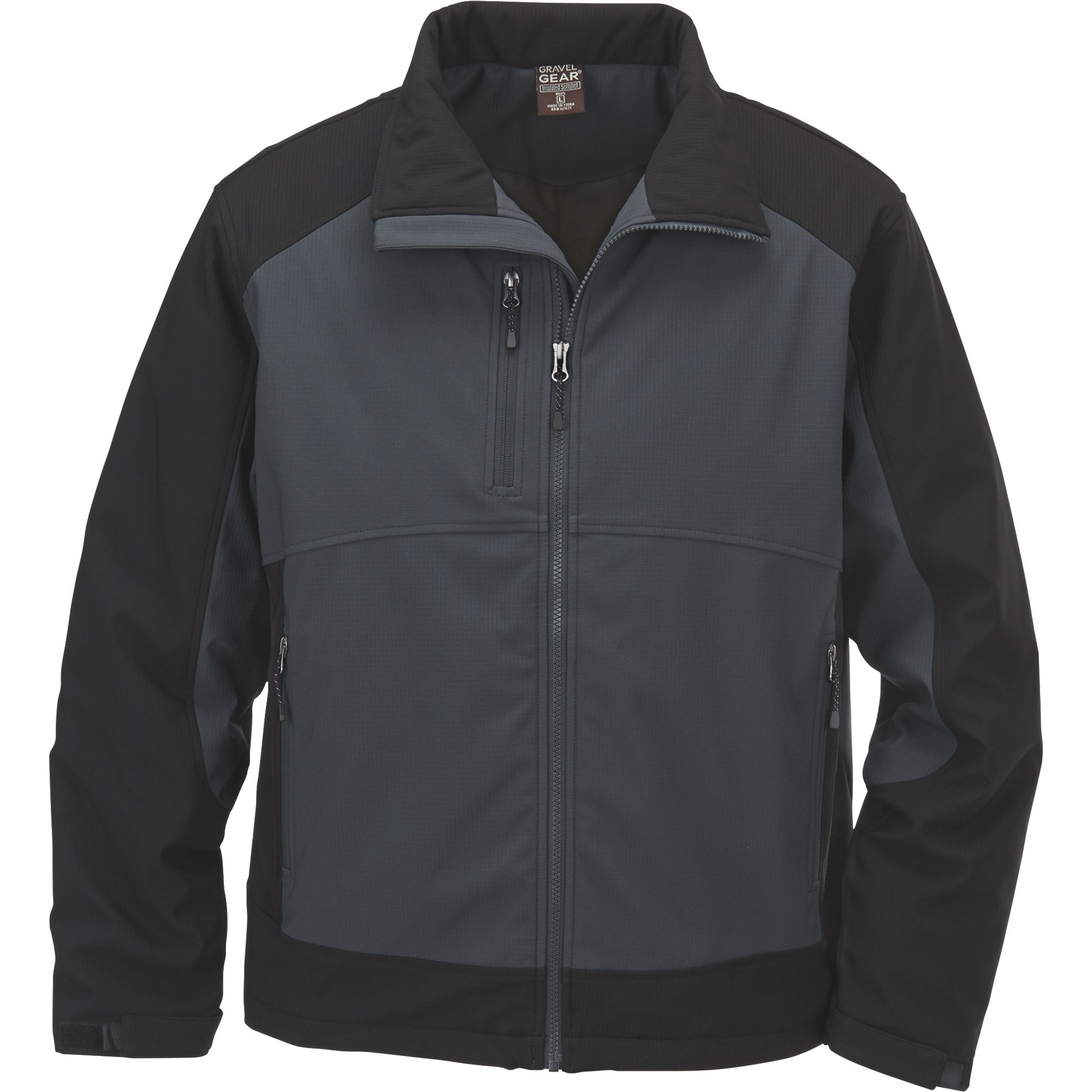 Gravel Gear Men's Double Weave Insulated Ripstop Softshell Jacket - Tar ...