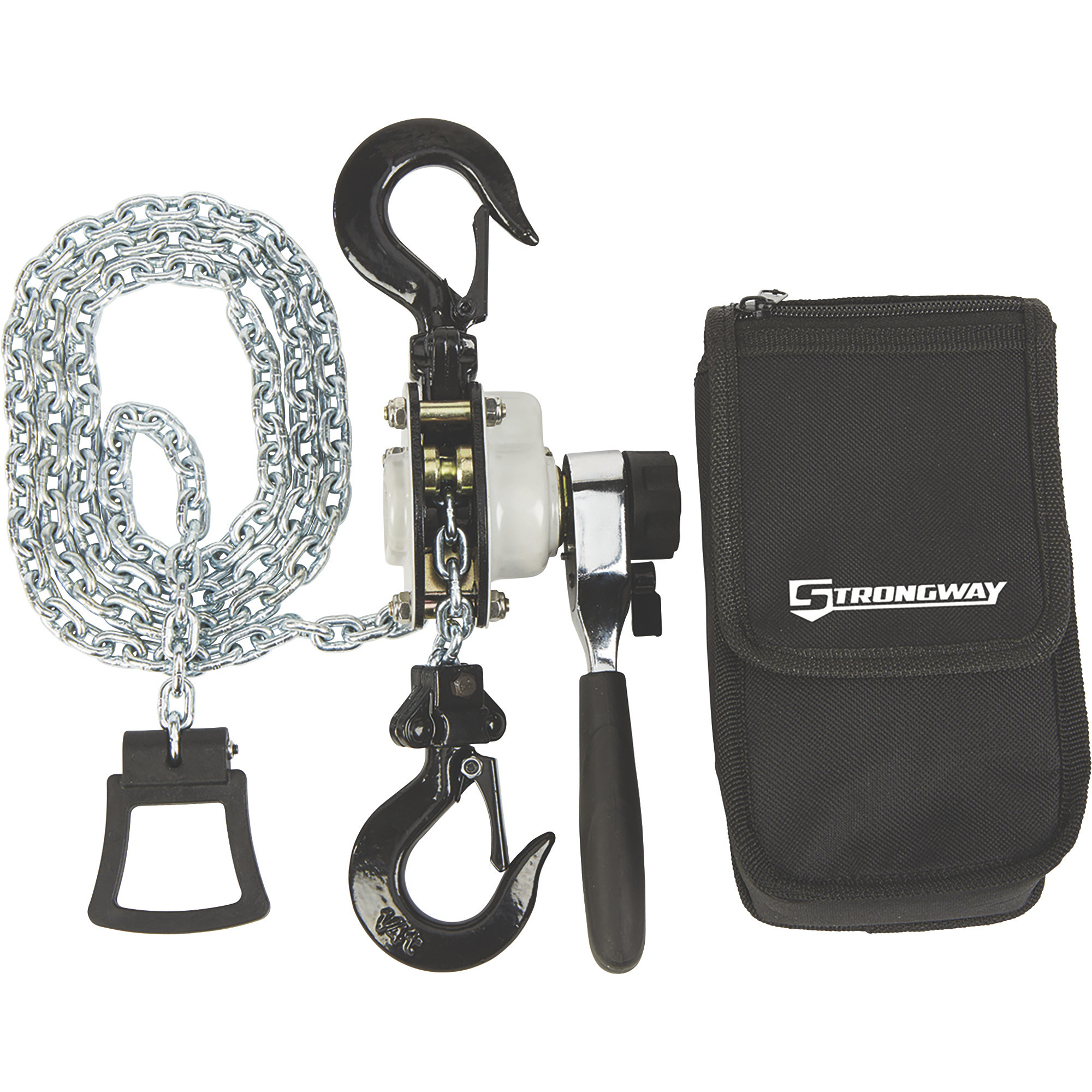 Strongway Mini Lever Chain Hoist — 1100-Lb. Capacity, 5ft. Lift ...