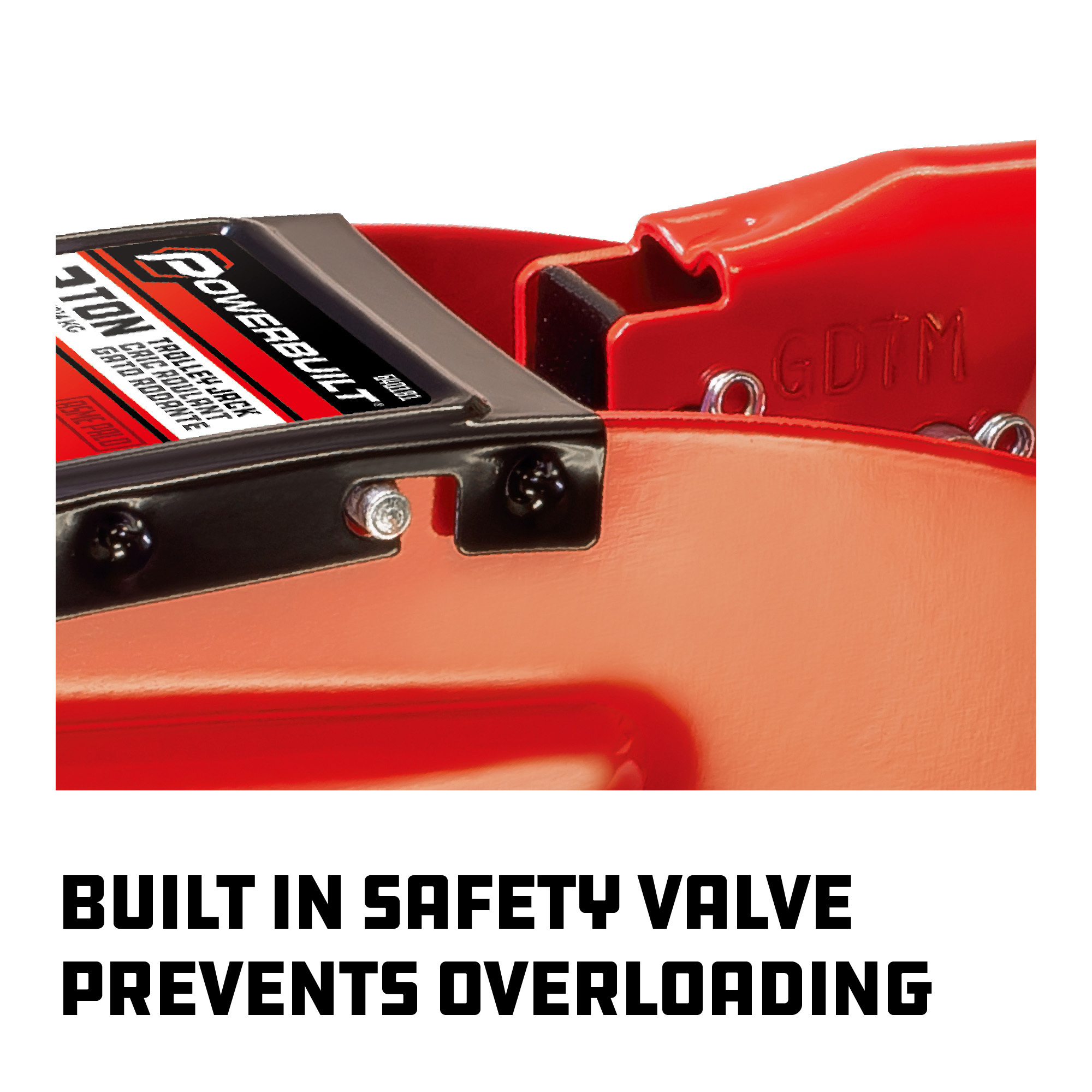 Powerbuilt, 2 Ton Trolley Floor Jack, Lift Capacity 2 Tons, Max. Lift ...