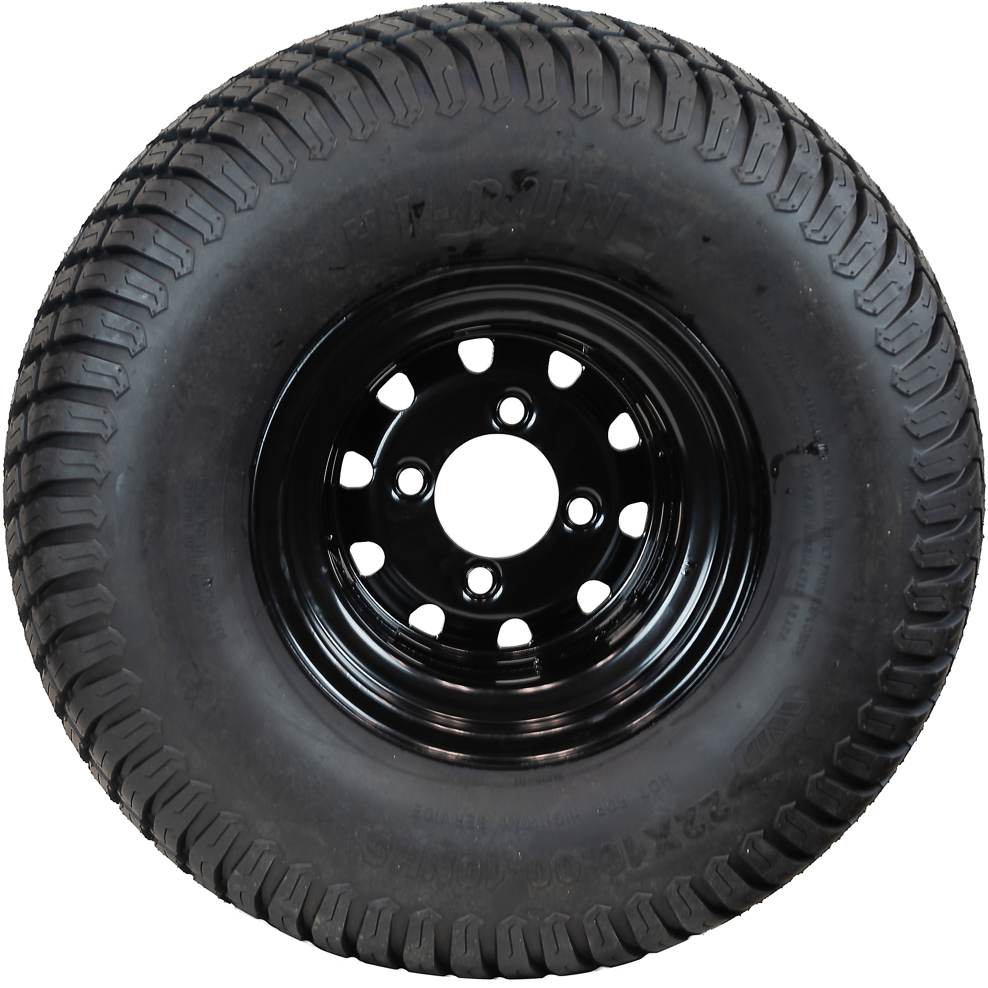 HI-RUN, LG Tire Assembly, Black Rim, Tire Size 22X10-10 Load Range ...