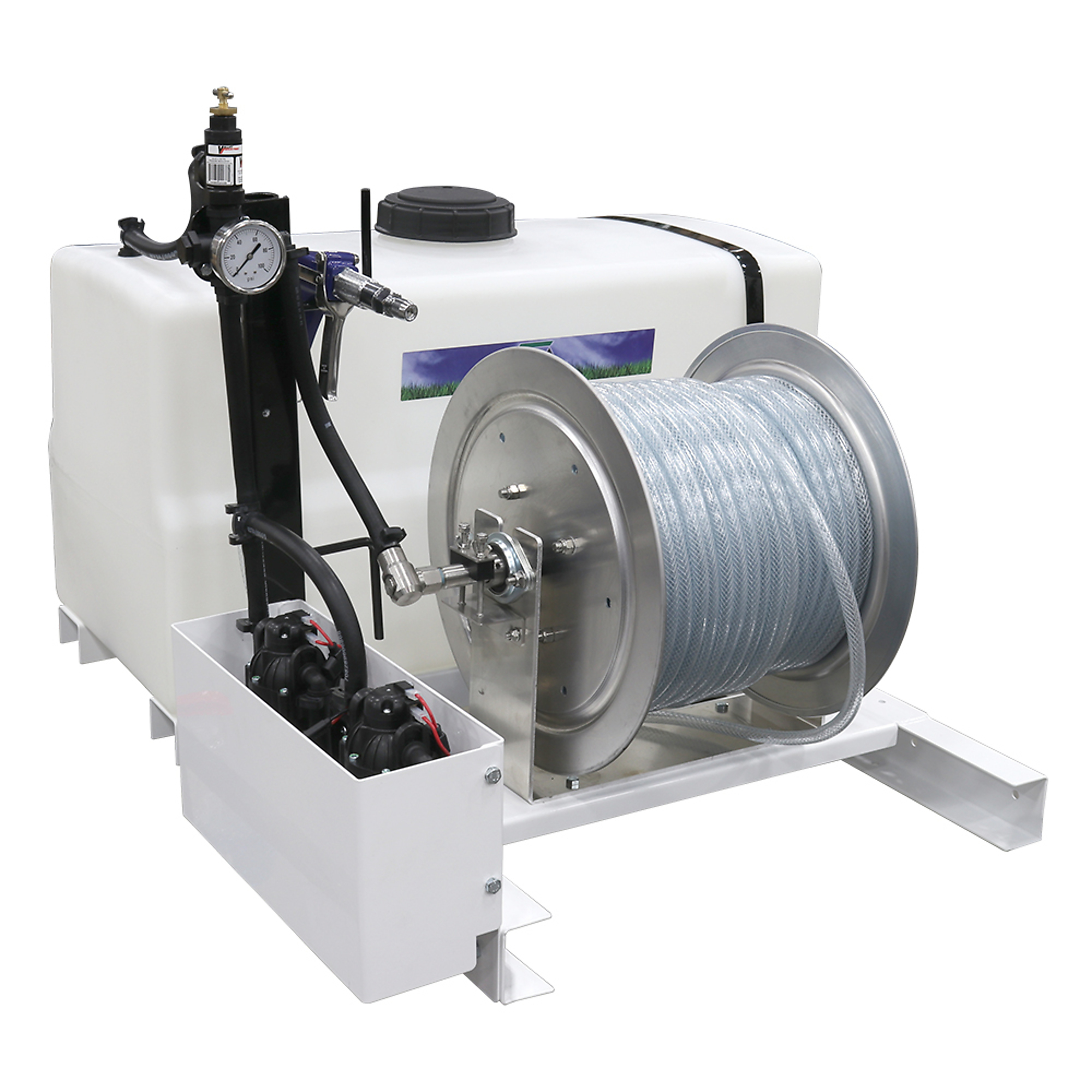 Master Mfg, ELECTRIC SKID SPRAYER 35 GAL, Tank Size 35 Gal, Flow 3.6 ...