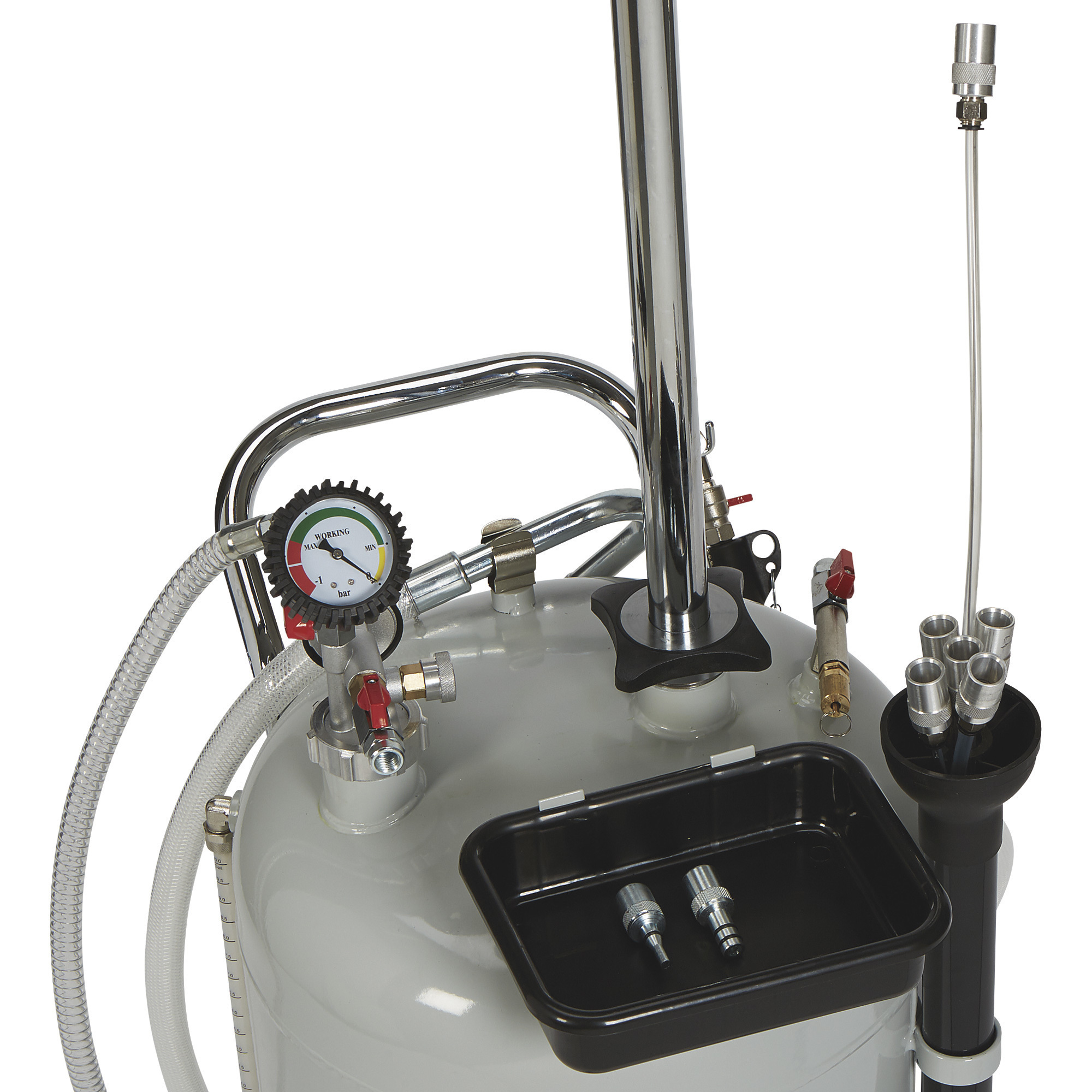 Roughneck 2-in-1 Air-Operated Waste Oil Drainer, 24-Gallon Tank ...