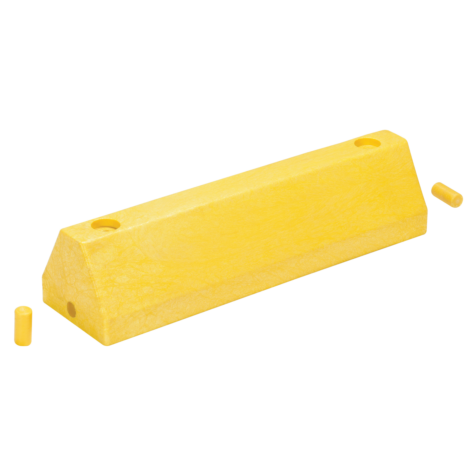 Vestil, Recycled plastic center section modular guard curb, Length 21. ...