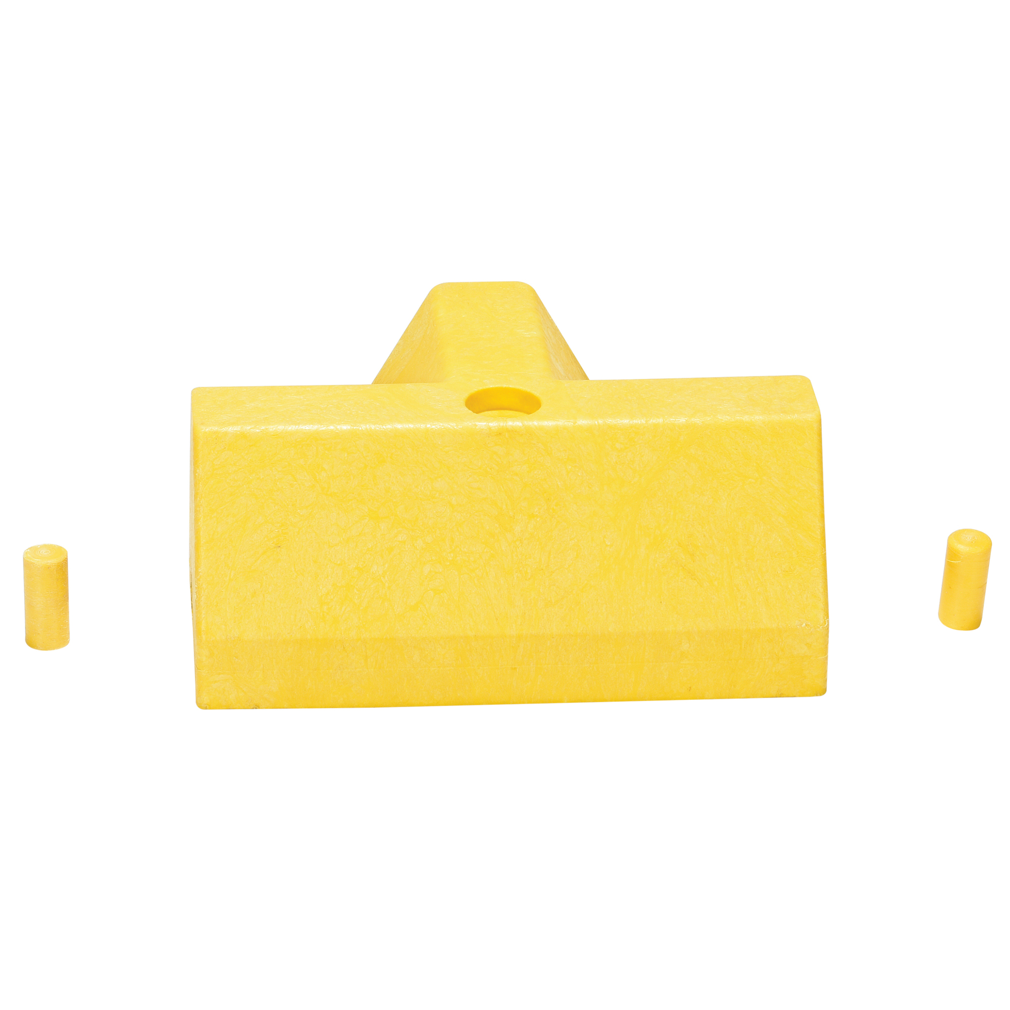 Vestil, Recycled plastic T section modular guard curb, Length 12 in ...