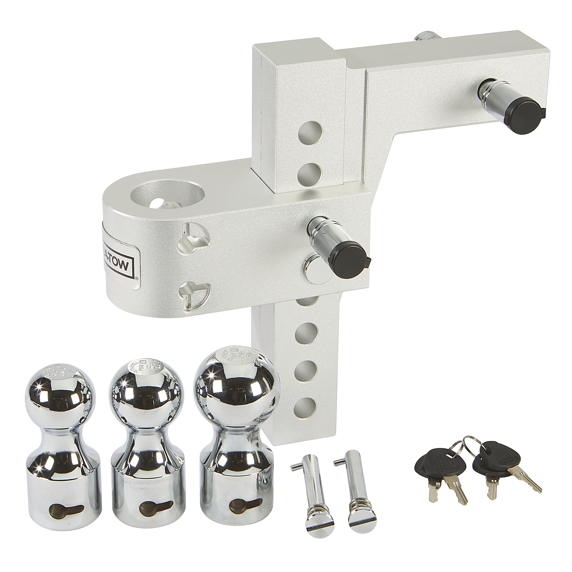 Ultra-Tow 8in. Adjustable Ball Mount, Aluminum, Class IV, 12,000-Lb ...