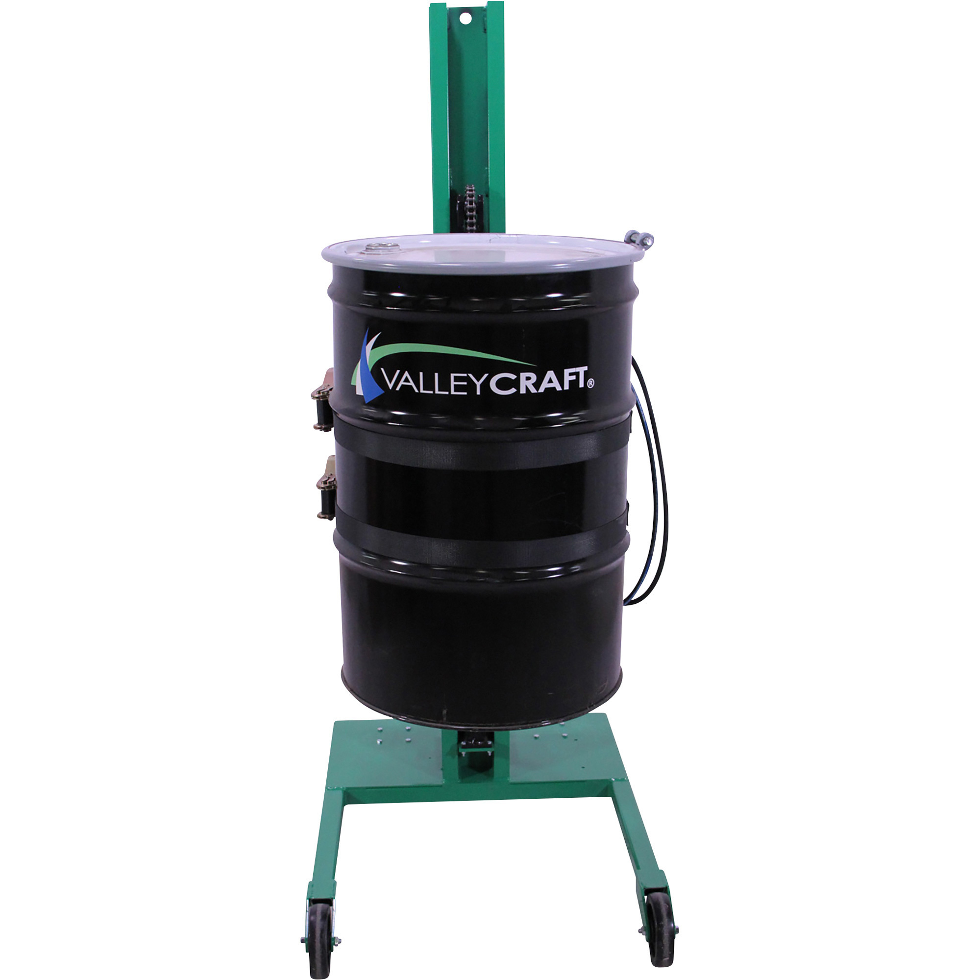 Valley Craft Straddle Manual Drive Roto-Lift Drum Handler, 800-Lb ...