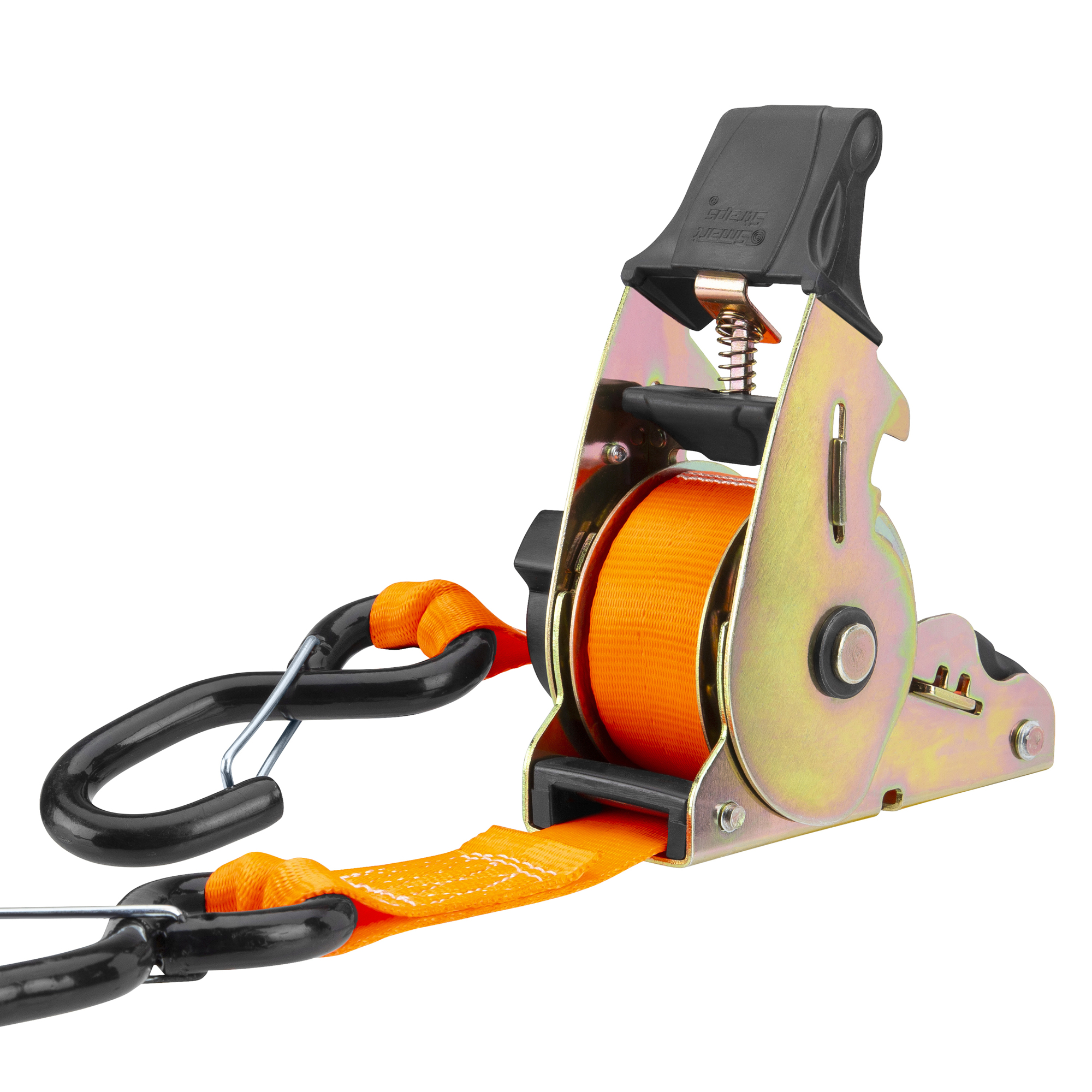 SmartStraps, 10ft. 3000lb Retractable Ratchet TieDown-Gated Hook 2Pk ...