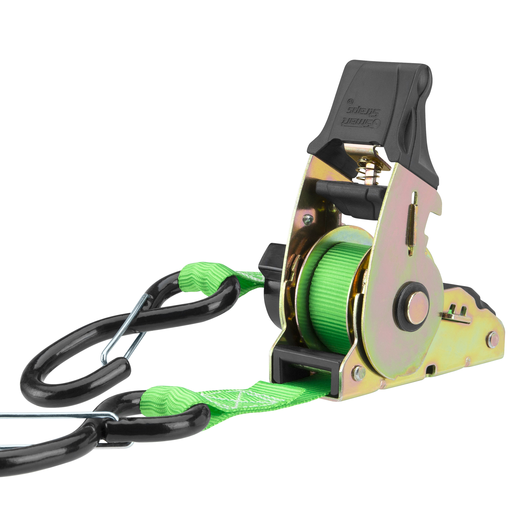 SmartStraps, 6ft. 1500lb Retractable Ratchet Tie Down-Gated Hook 4Pk ...