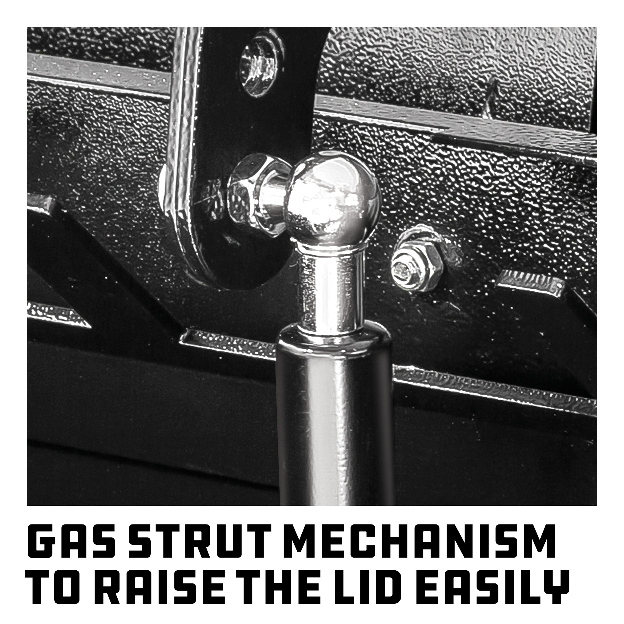 Powerbuilt, 26in. Rapid Box Portable Slant Front Tool Box-Gray, Color ...