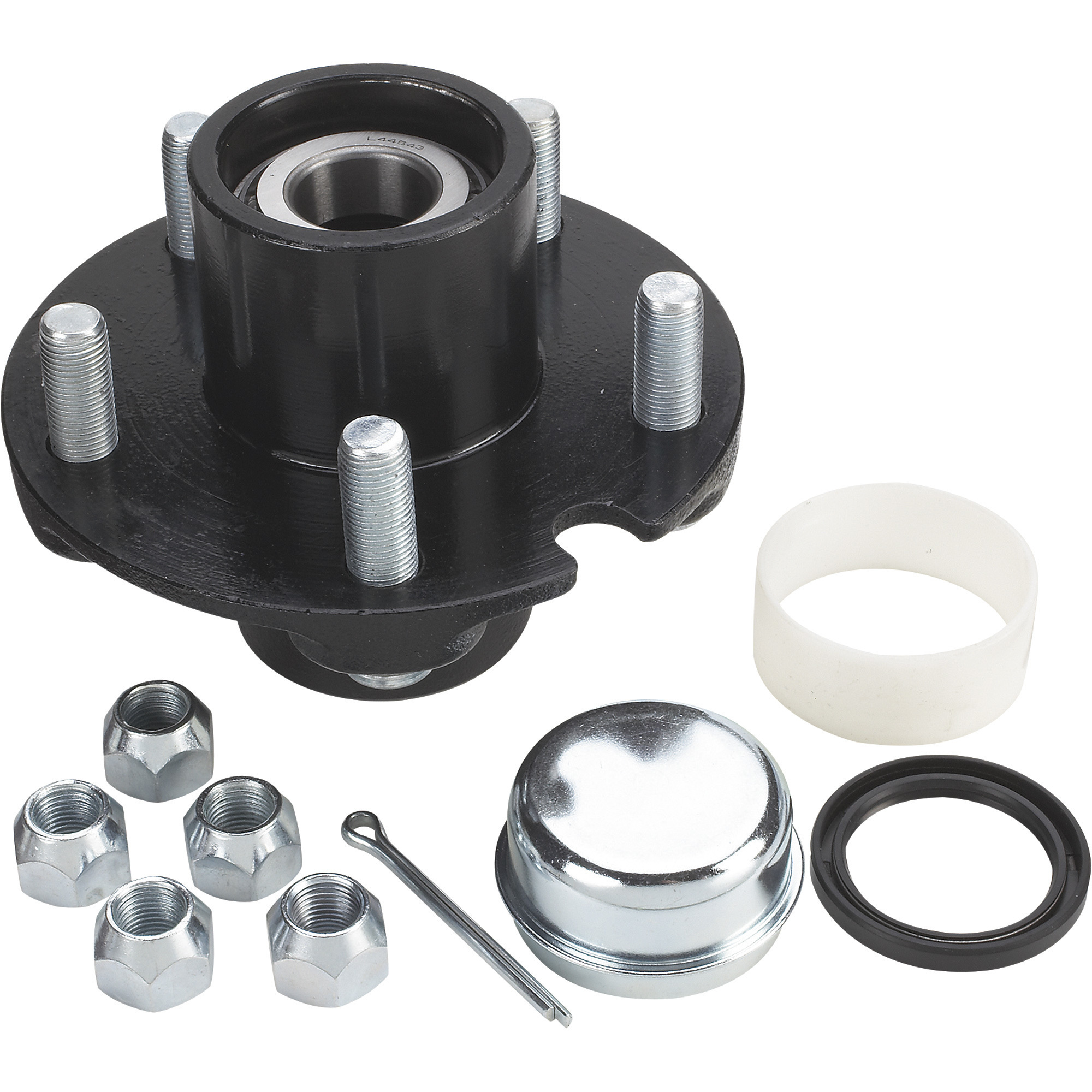 Ultra-Tow High Speed Trailer Hub, 5 on 4 1/2in., 1350-Lb. Capacity ...
