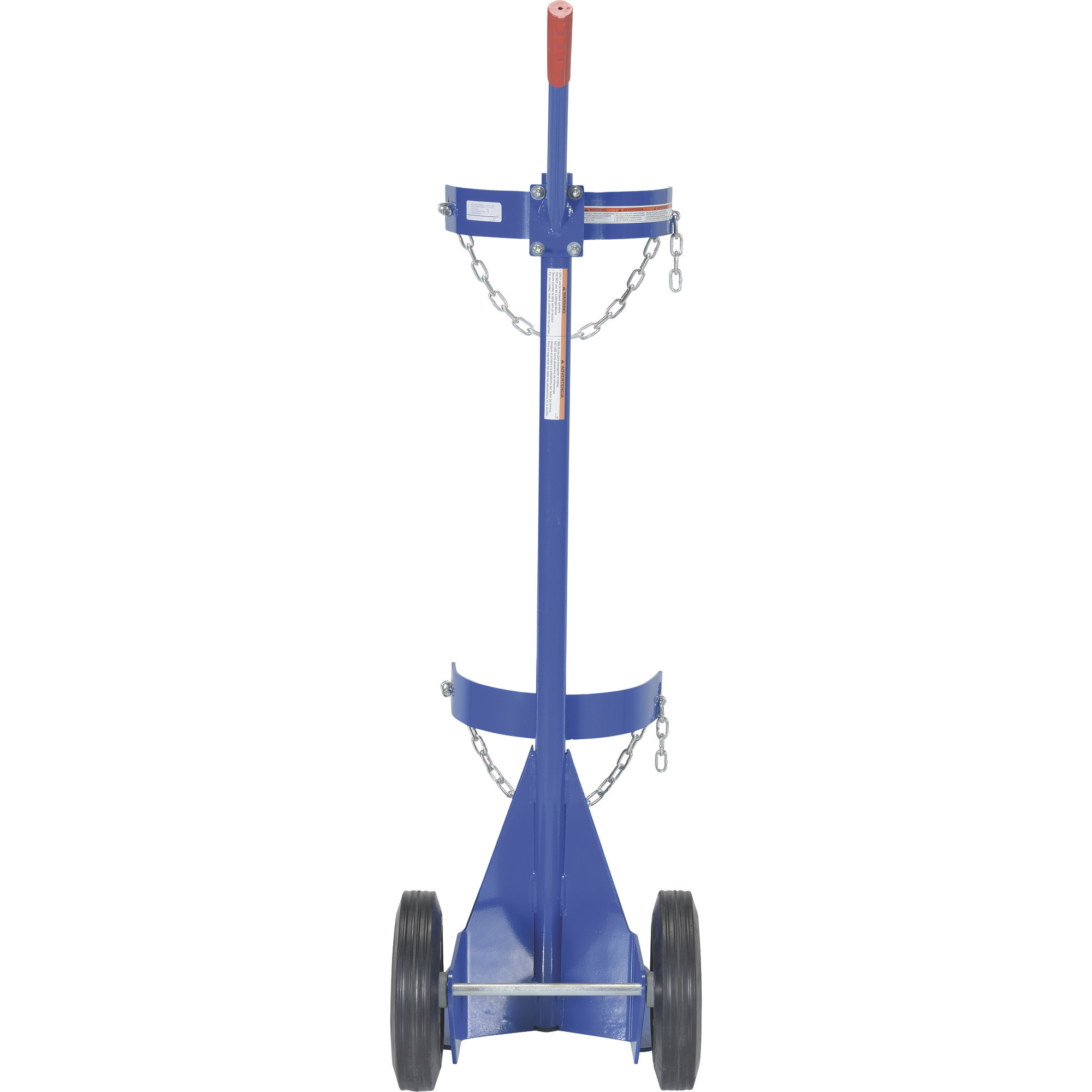 Vestil, CYLINDER DOLLY WITH HARD RUBBE, Length 15.38 in, Width 12 in ...