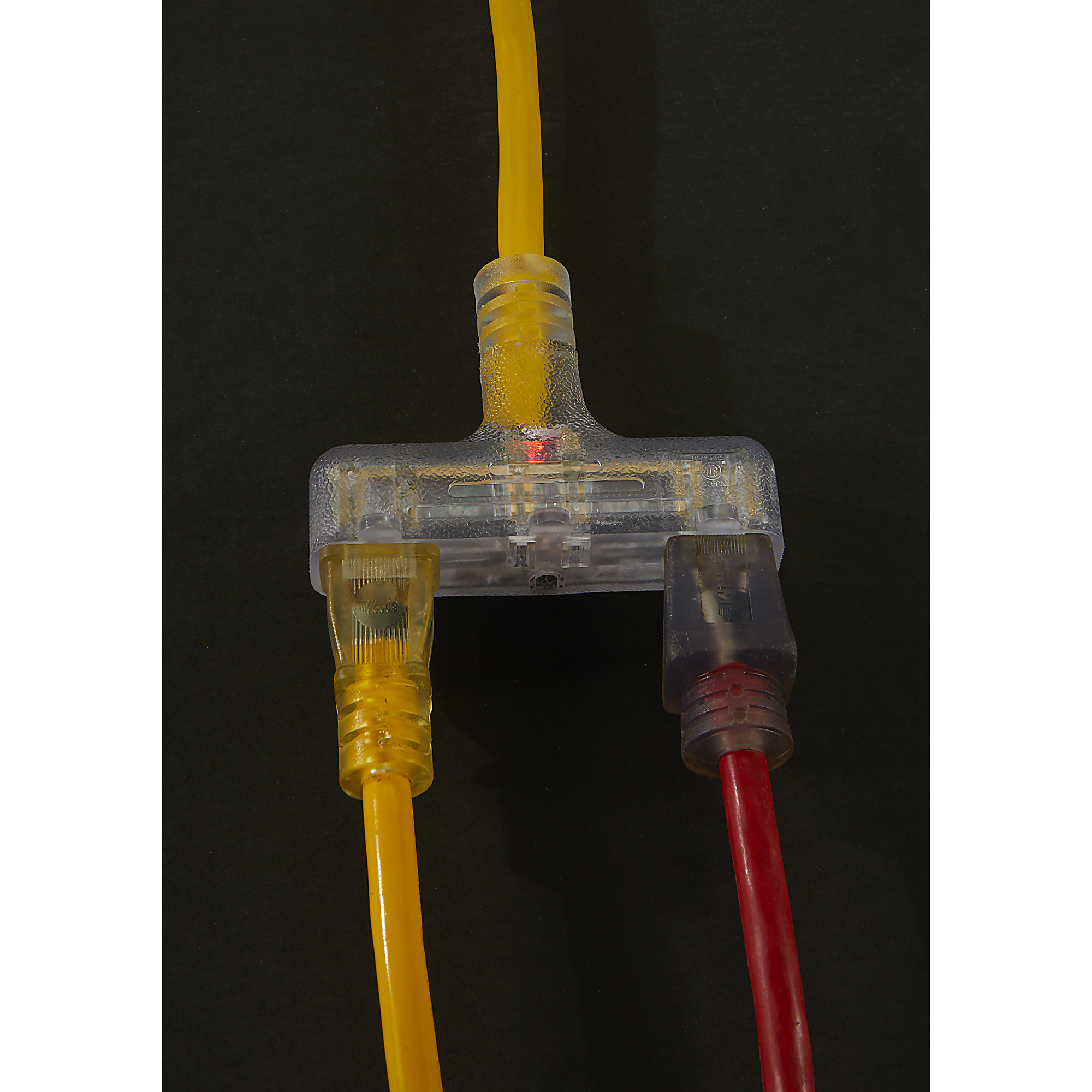 Strongway Extension Cord with Triple Adapter, 100ft., 12/3 Ga., 15 Amps ...