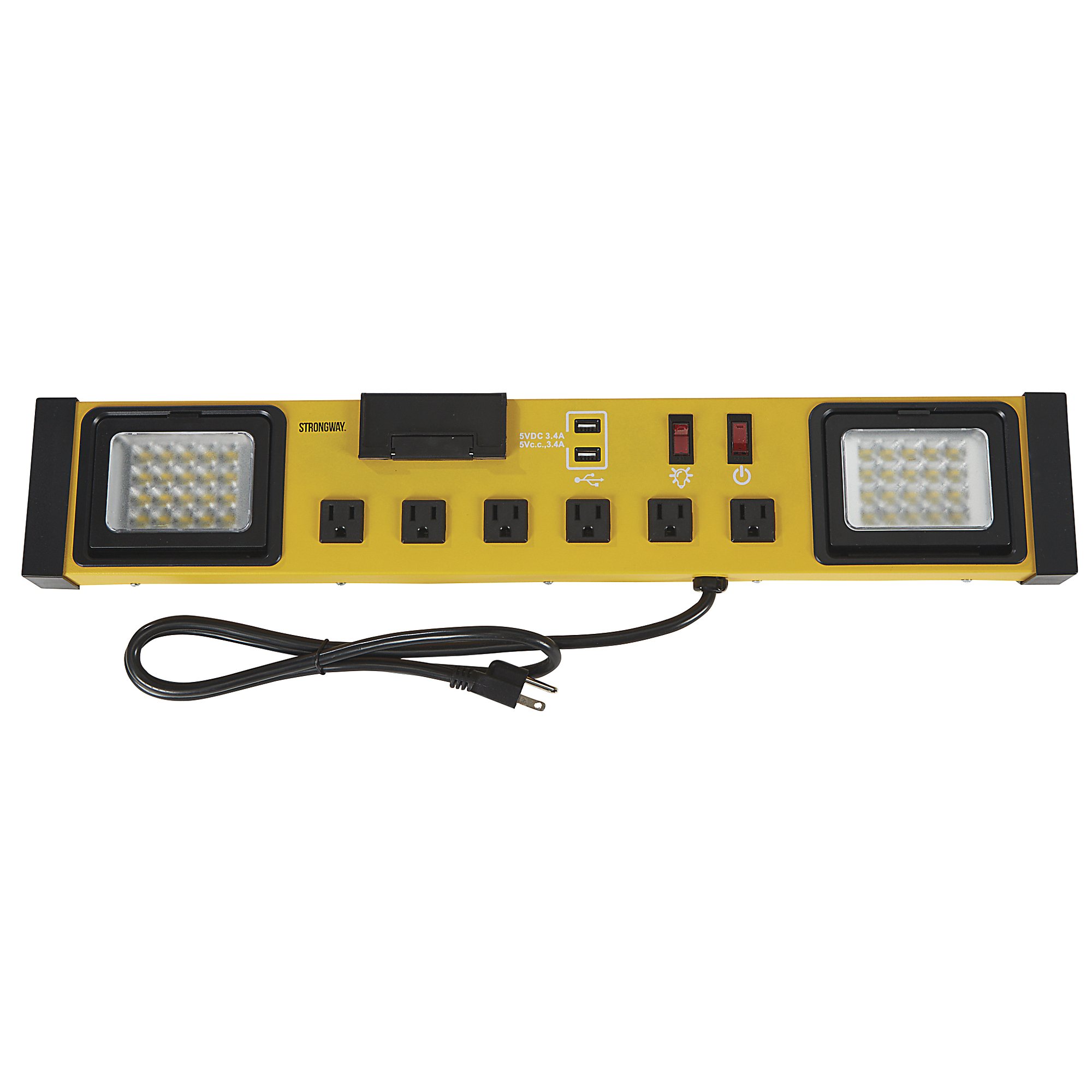 Strongway 6-Outlet Power Bar, 14/3 Ga., 15 Amps | Northern Tool