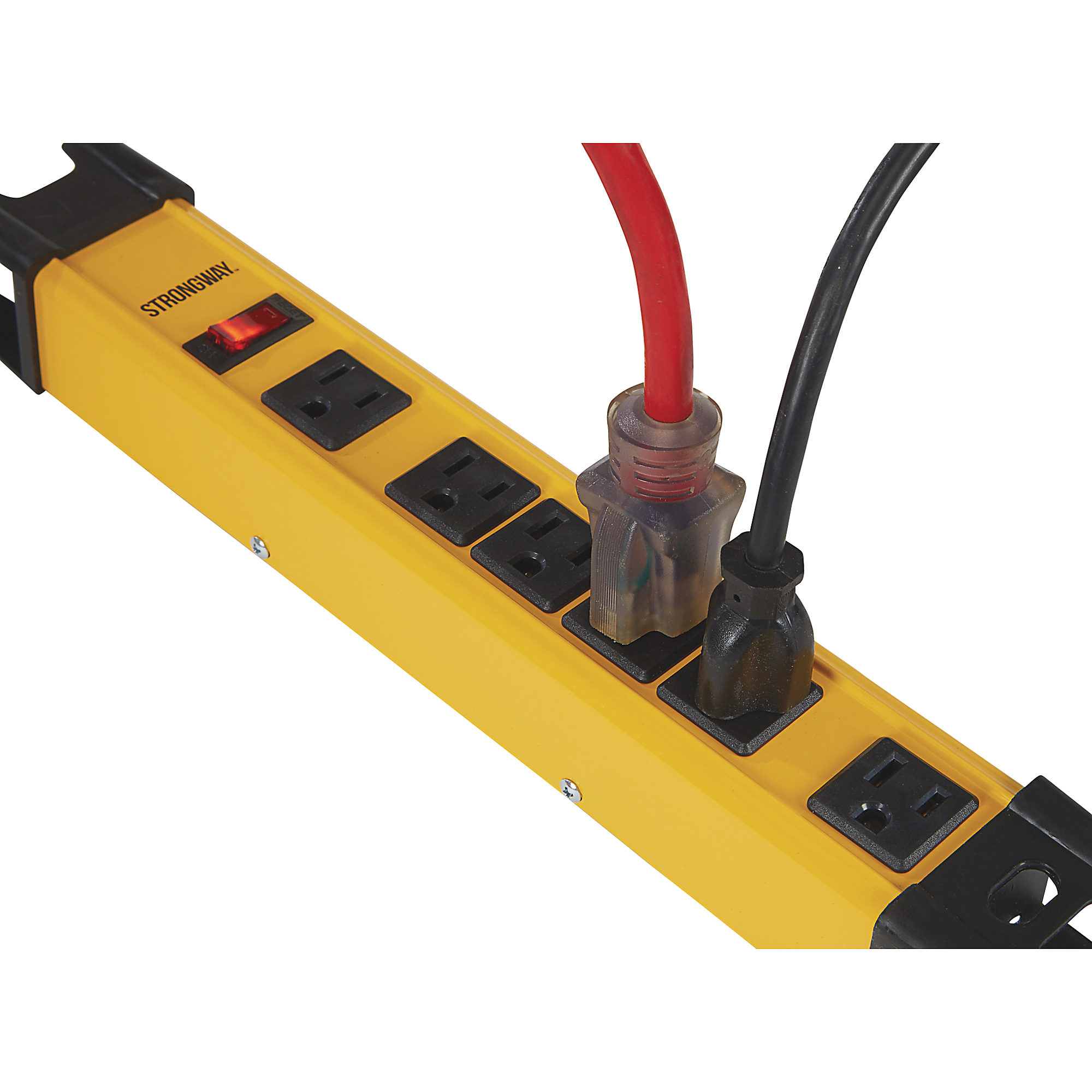 Strongway 6-Outlet Steel Power Strip, 14/3 Ga.,15 Amps | Northern Tool