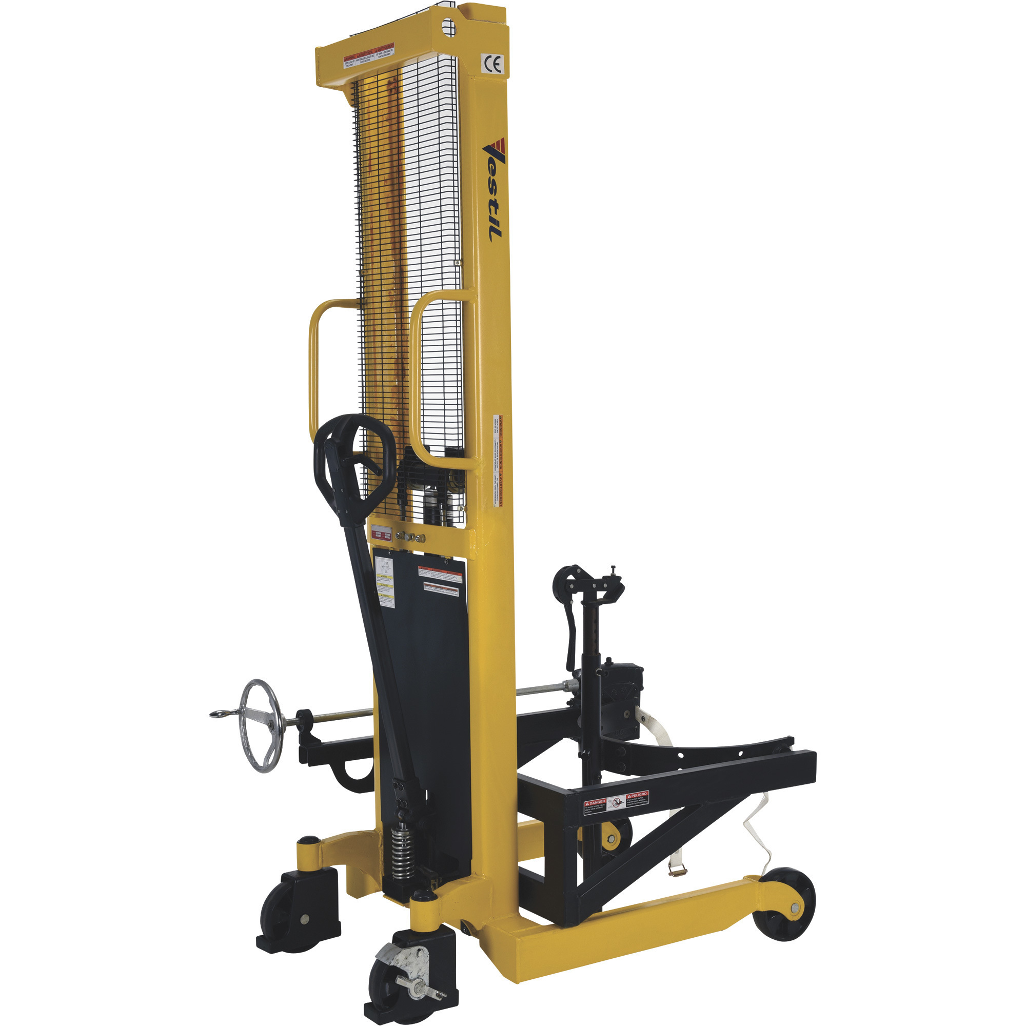 Vestil Portable Drum Lifter/Positioner — 550-Lb. Capacity, 67in. Max ...