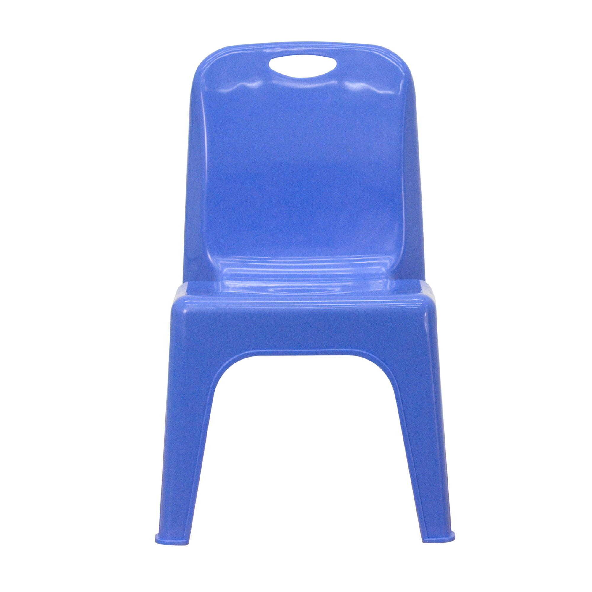 Flash Furniture, 4 Pack Blue Plastic School Chair-11in.H Seat, Included ...