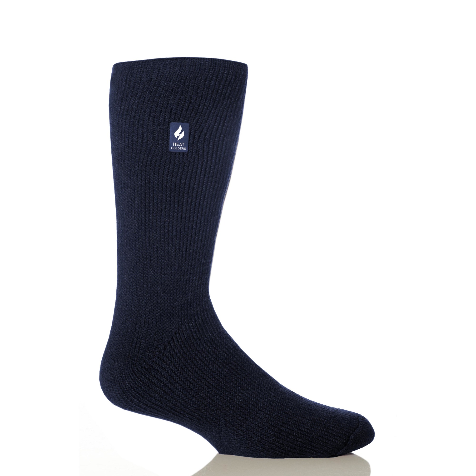 Heat Holders, Men's Lite Dunlin Solid Crew Sock BIG Navy 13-15, Size XL ...