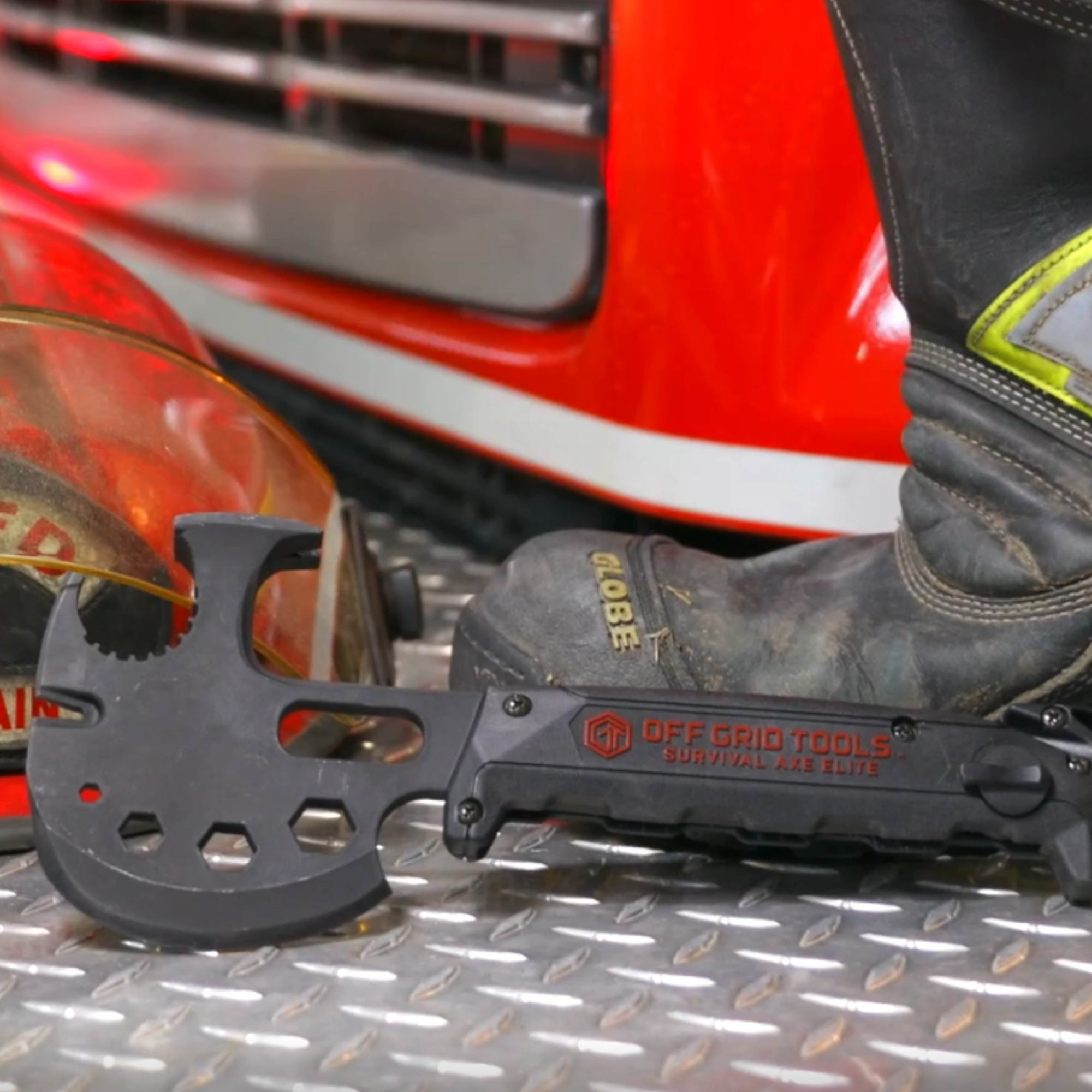 Off Grid Tools, Pro Survival Axe Elite - Black, Model# OGT-SA100 ...