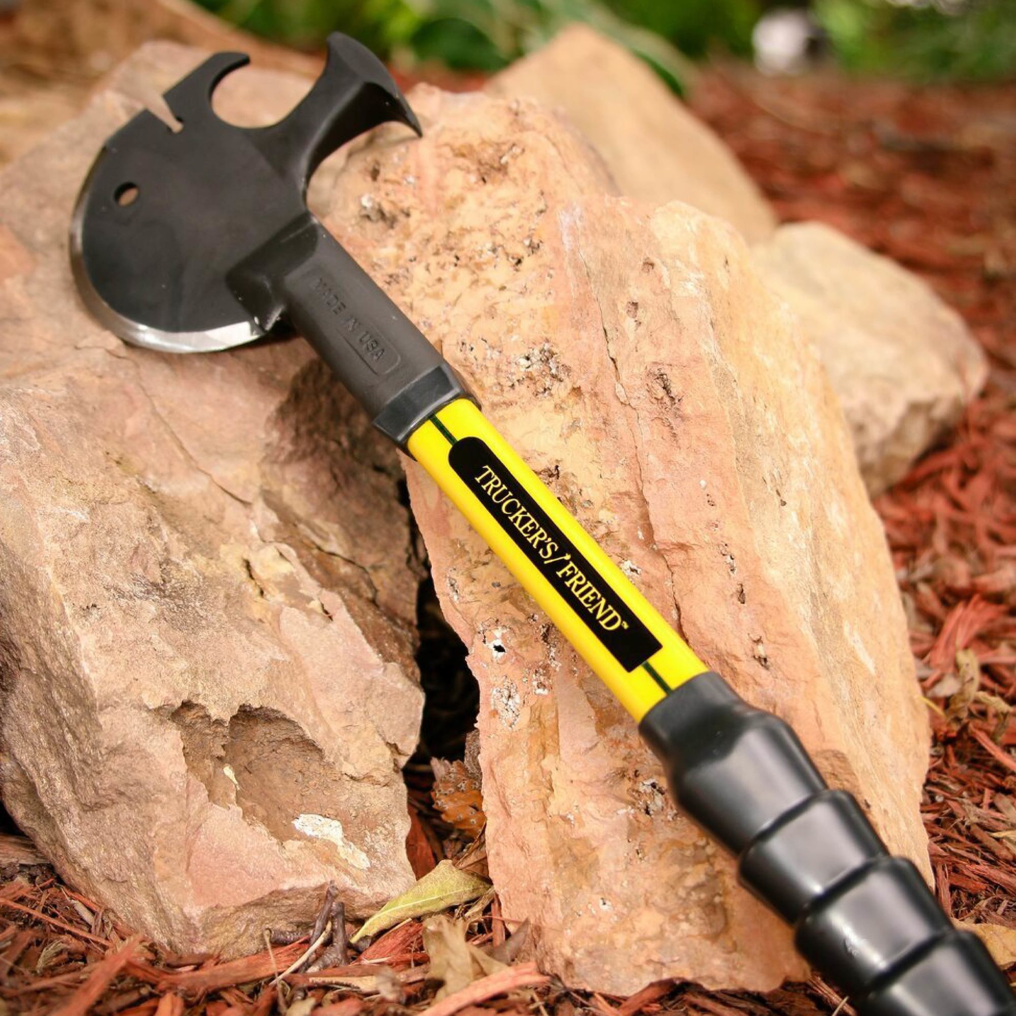 Off Grid Tools, Pro Trucker’s Friend – Yellow, Carbon Steel Blade ...