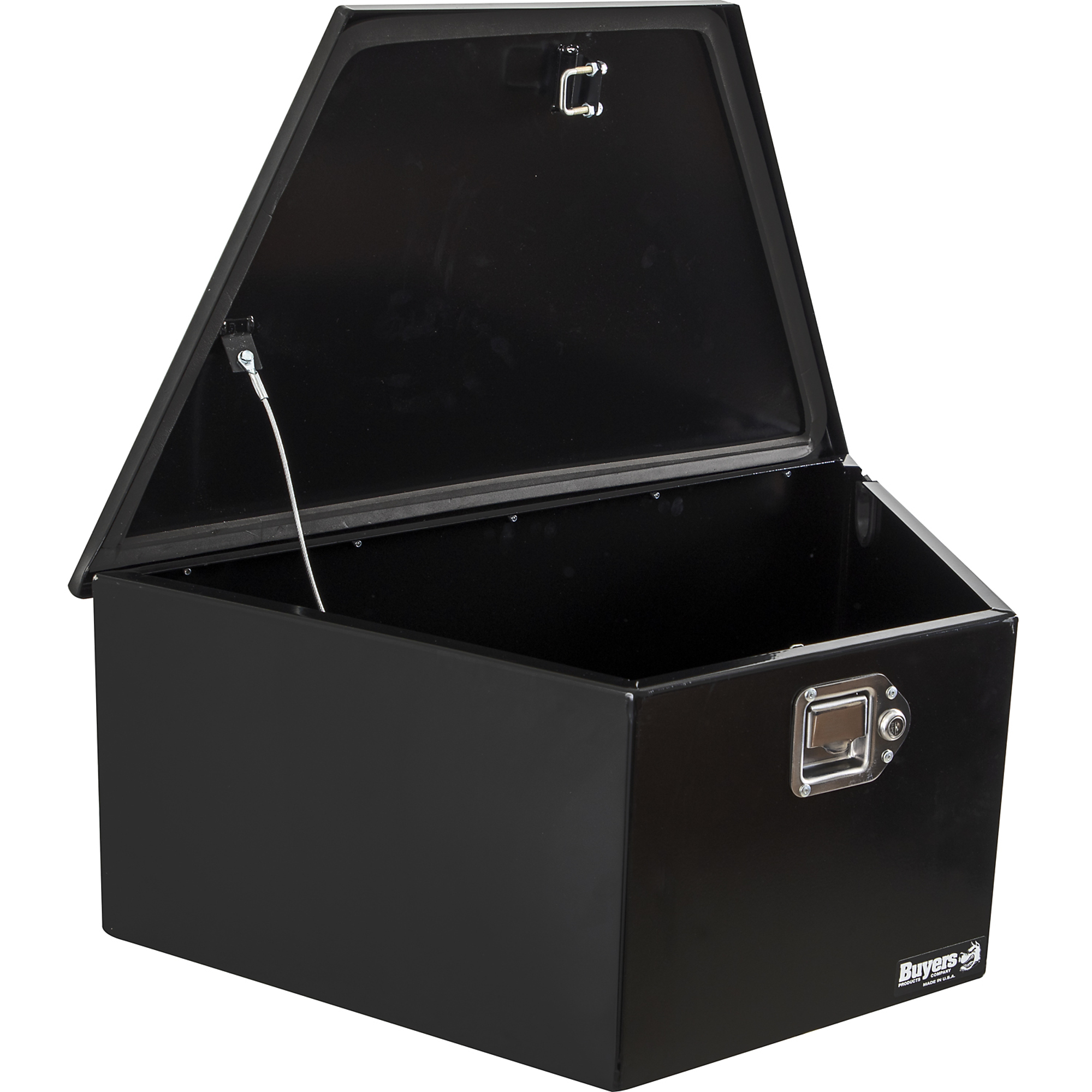 Buyers Products, 31in. Wide Gloss Black Dump Trailer Pump Box, Width 17 ...
