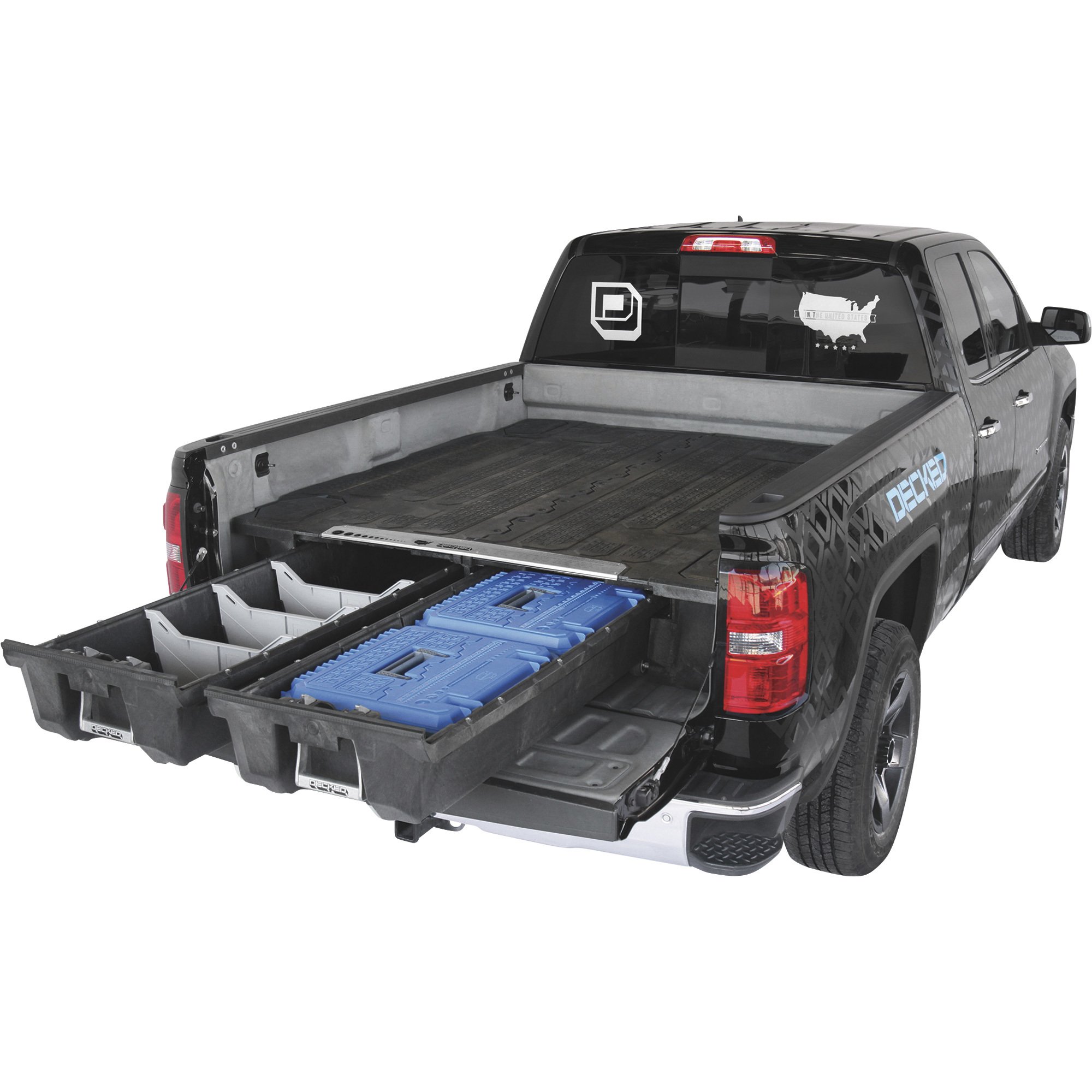 DECKED D-Box — 20.5in.L x 17.5in.W, Polypropylene, Model# AD5 ...