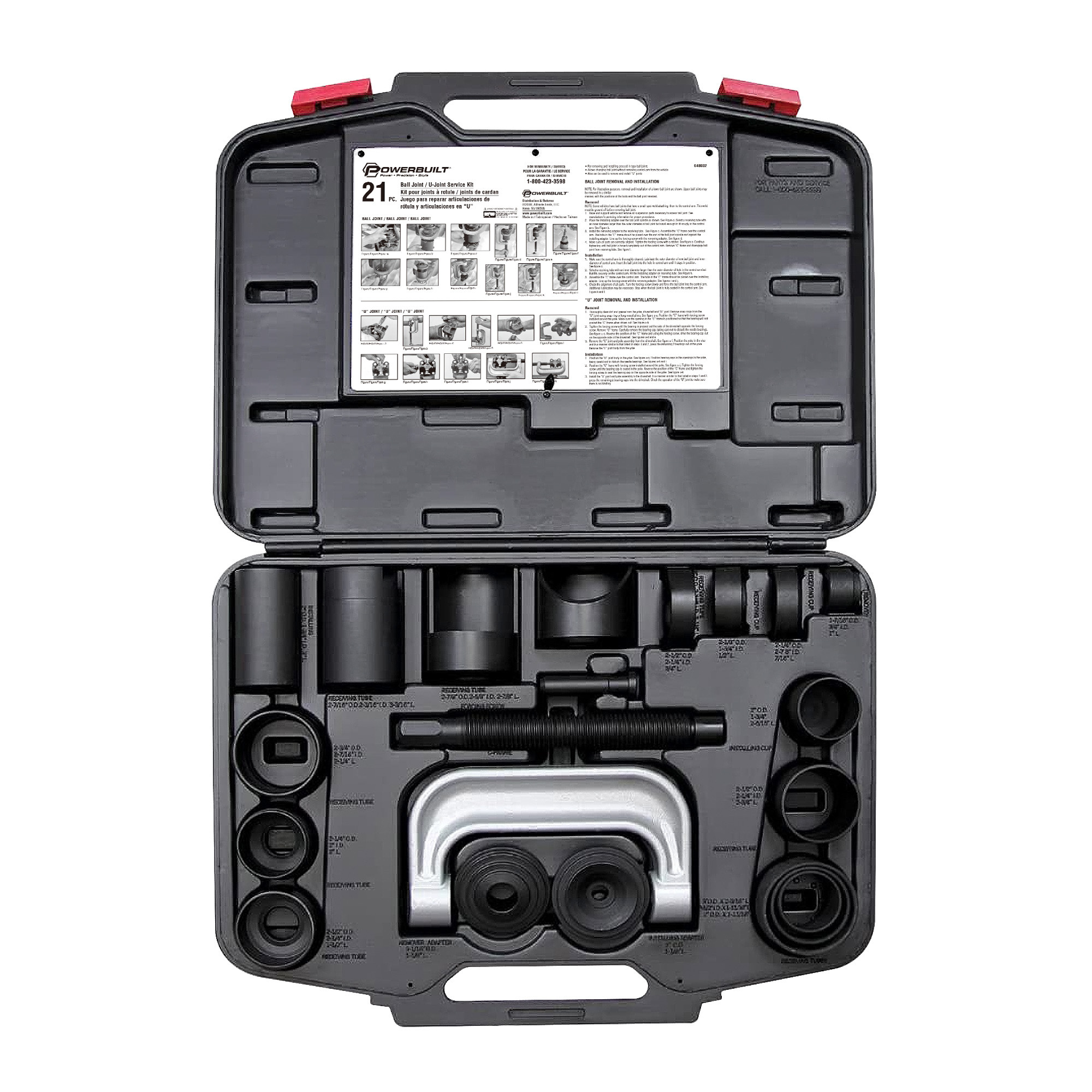 Powerbuilt, 21 Piece Ball Joint and U-Joint Service Set, Model# 648602 ...