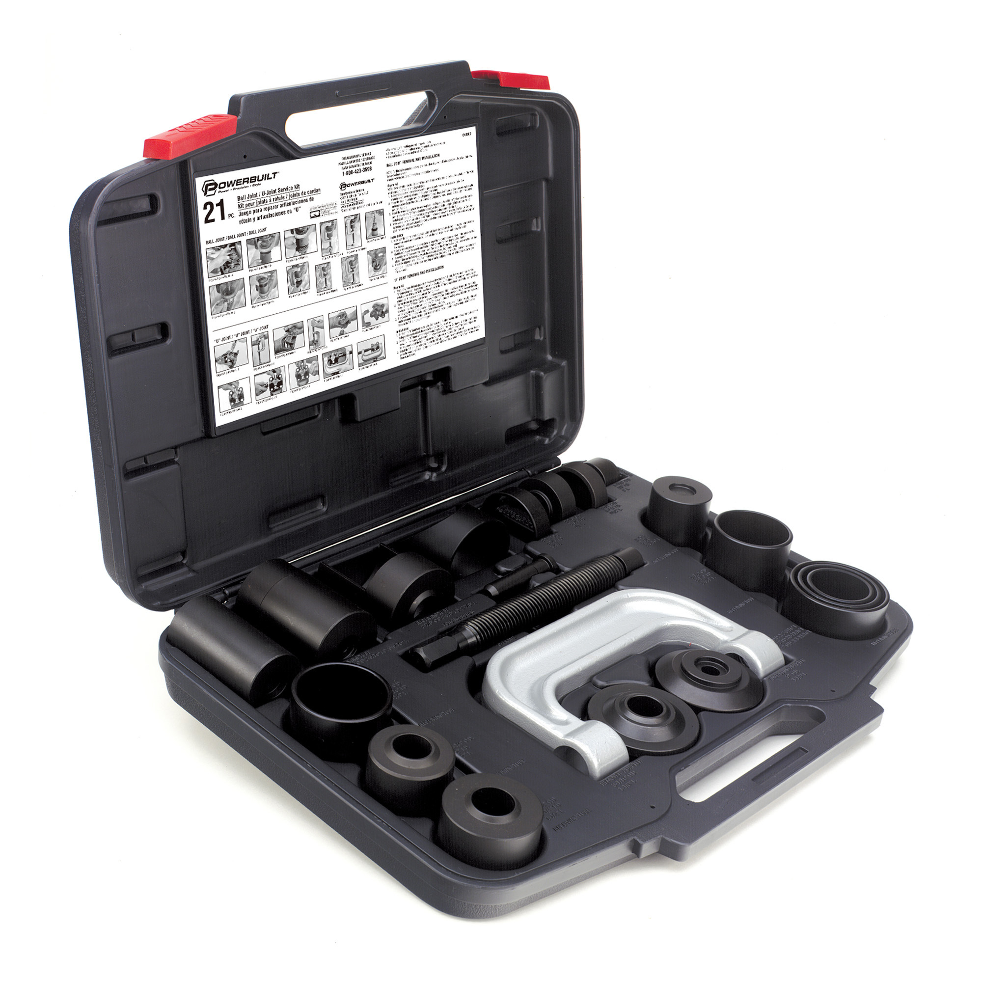 Powerbuilt, 21 Piece Ball Joint and U-Joint Service Set, Model# 648602 ...