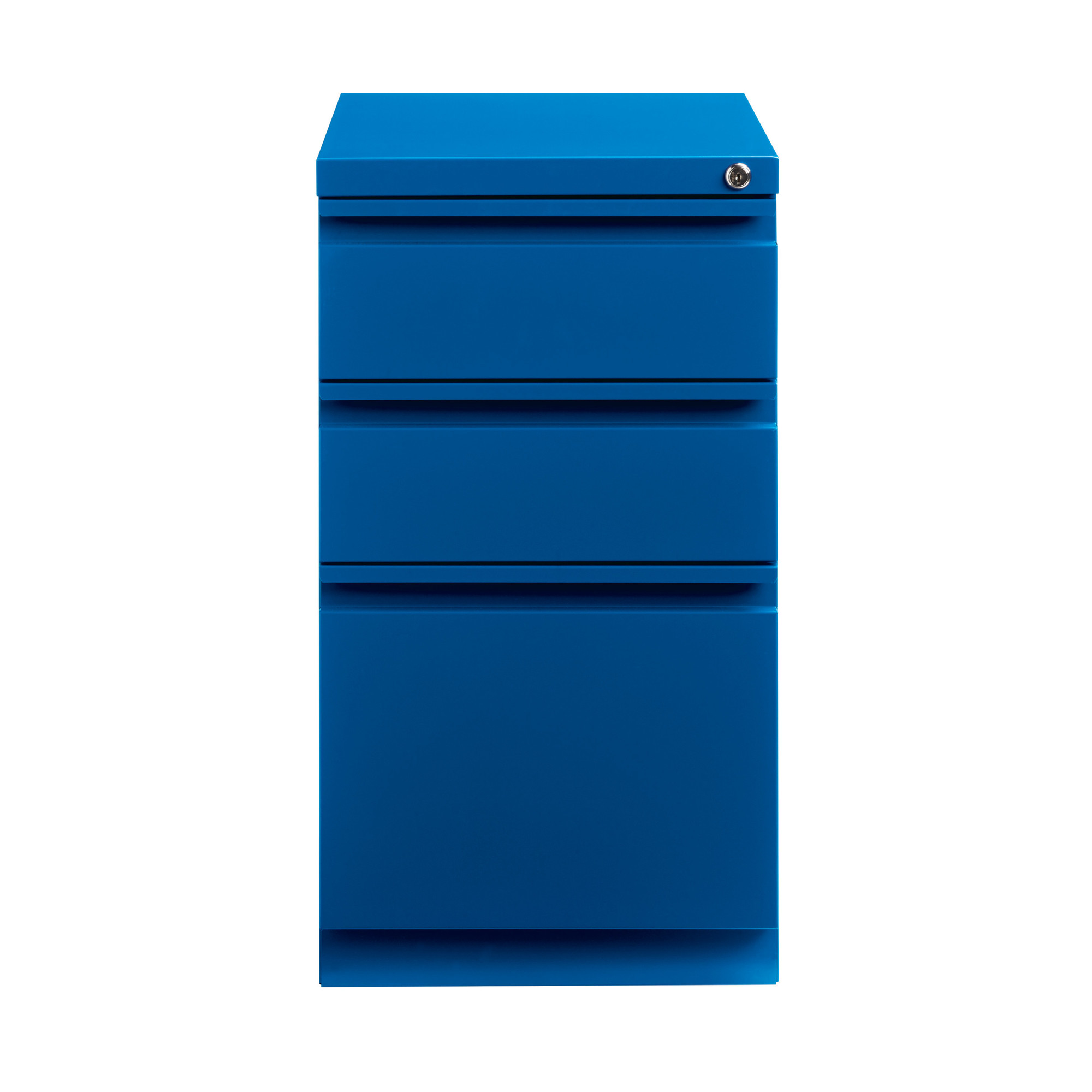 Hirsh Industries, Mobile Ped File Cabinet 3 Drawer Box-Box-File, Width ...