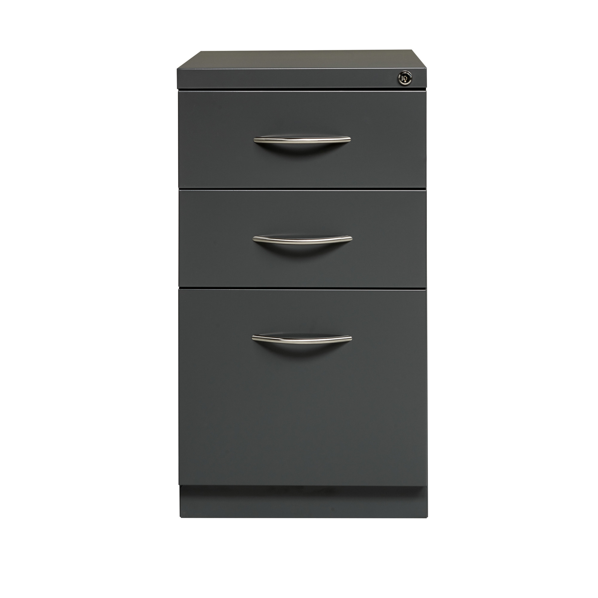 Hirsh Industries, Mobile Ped File Cabinet 3 Drawer, Letter Width, Width ...