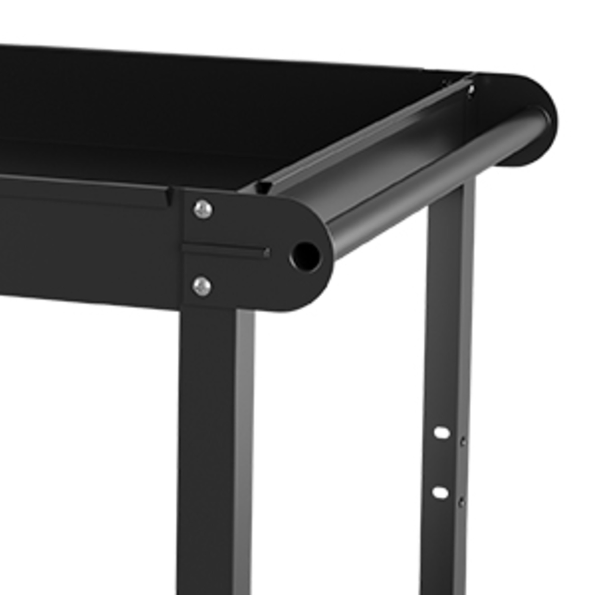 Hirsh Industries, 3 Shelf Ready-To-Assemble Steel Utility Cart, Color ...