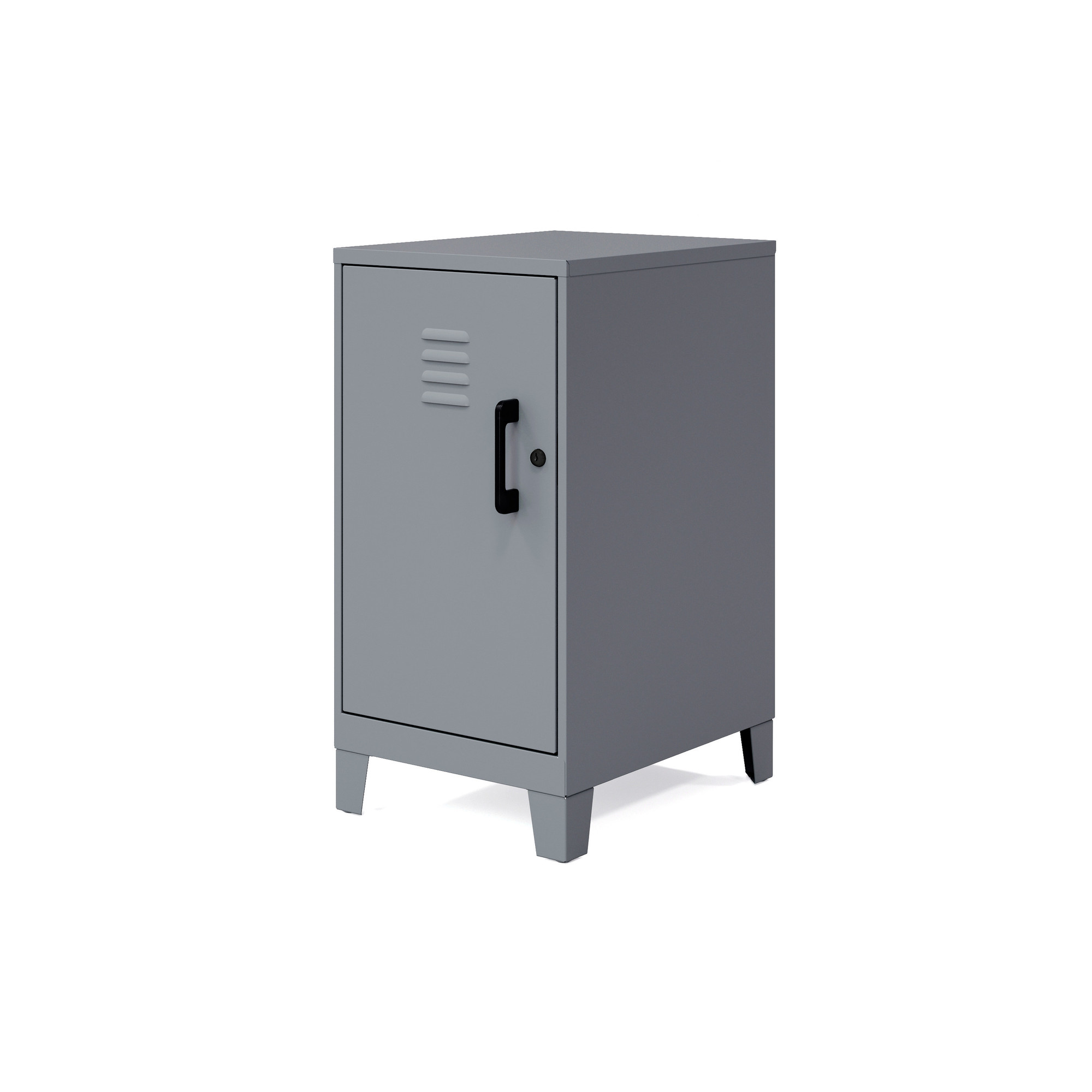 Hirsh Industries, 2 Shelf Mini Storage Locker Cabinet, Height 27.5 in ...