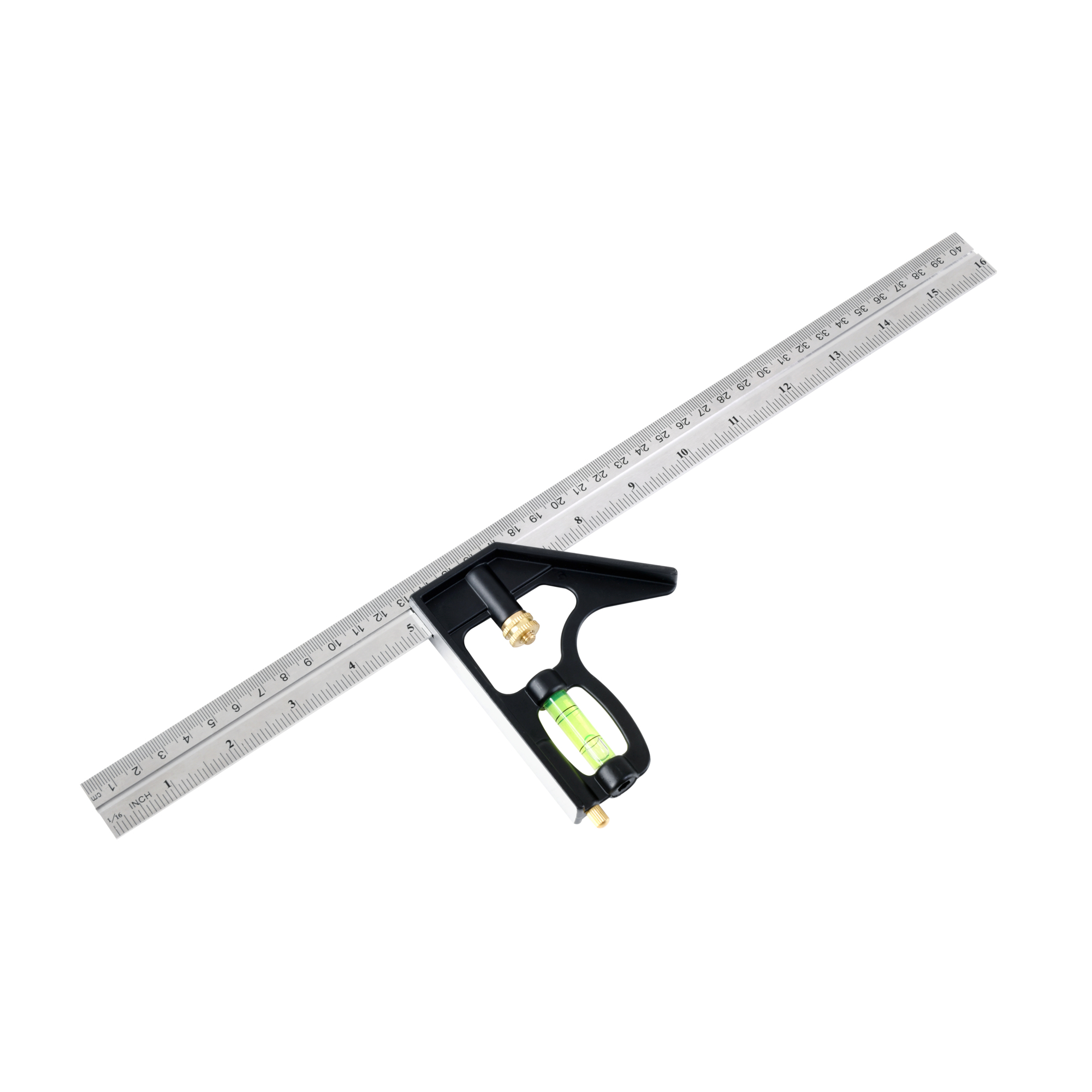 Ironton 16in. Stainless Steel Combination Square Ruler, Measures up to ...
