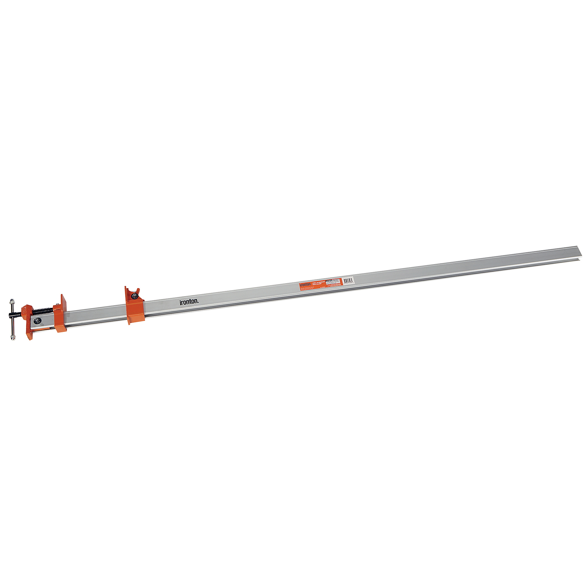 Ironton 48in. Aluminum Bar Clamp, 980-Lb. Clamping Pressure, 44.5in ...
