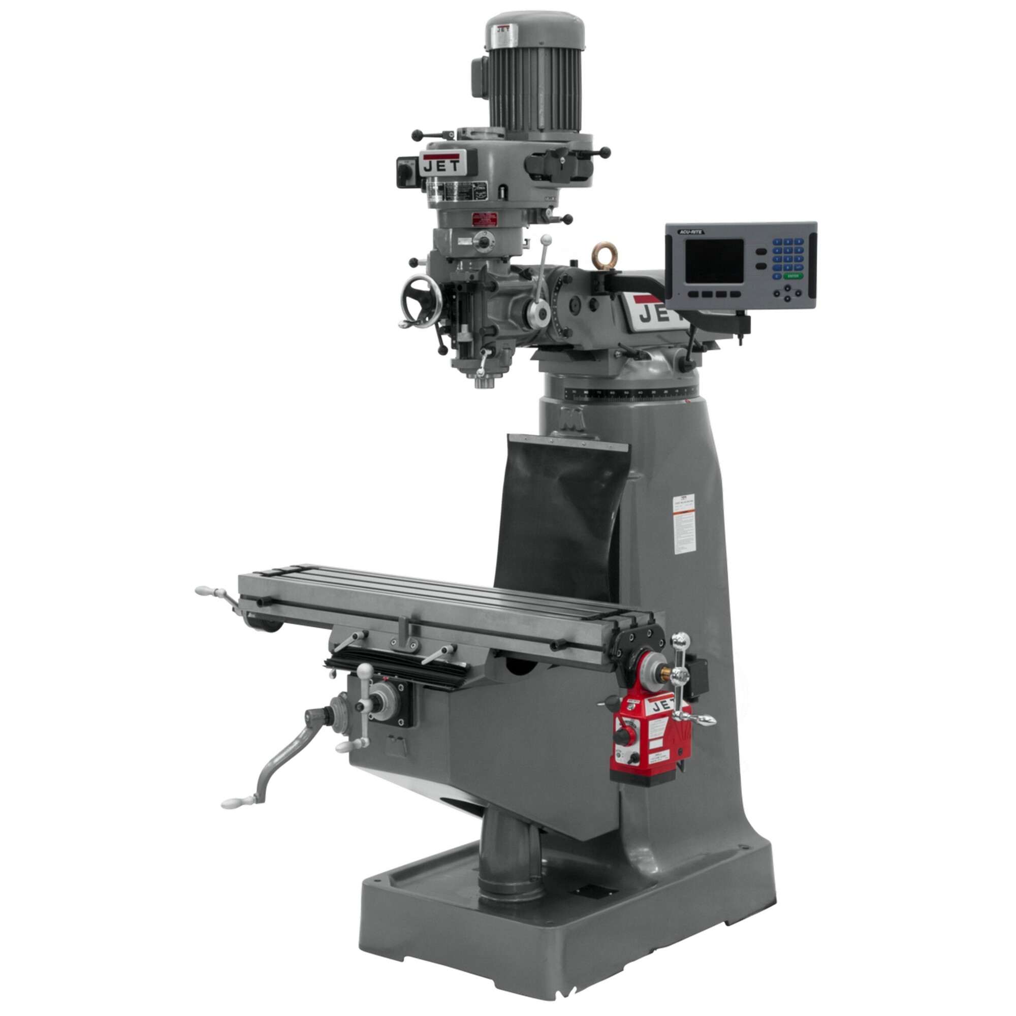 JET Milling Machine - 2 HP, Multi-Voltage, Auto Stop, Model# JTM-2 ...