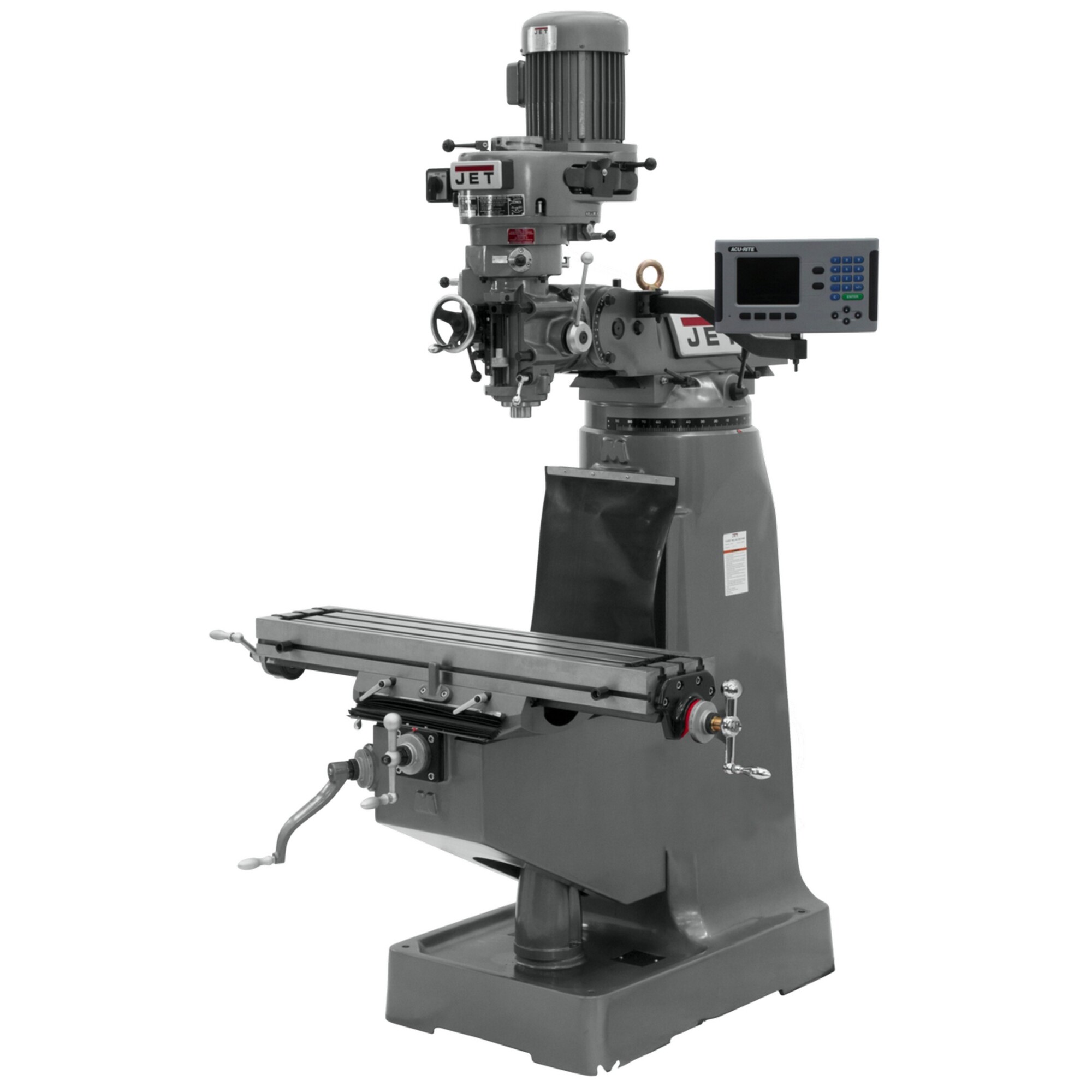 JET, Milling Machine, Horsepower 2 HP, Volts 230 Model# JTM-1 ...
