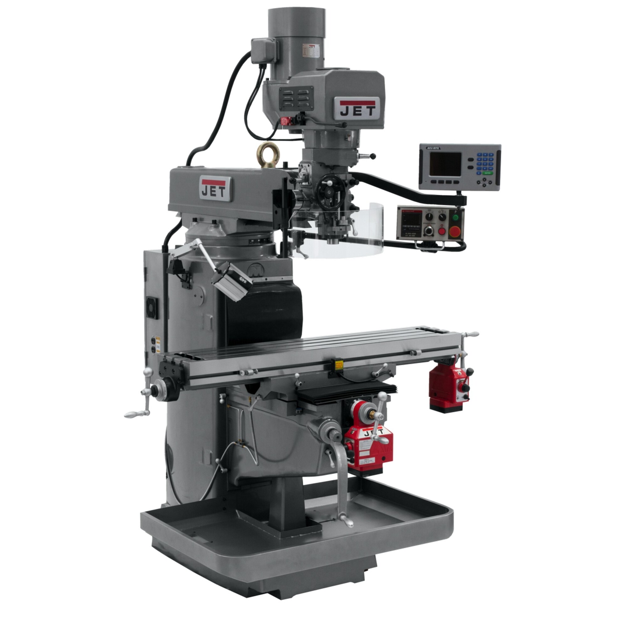 JET Milling Machine - 10in. x 50in., 3 HP, 230 Volts, Model# JTM ...