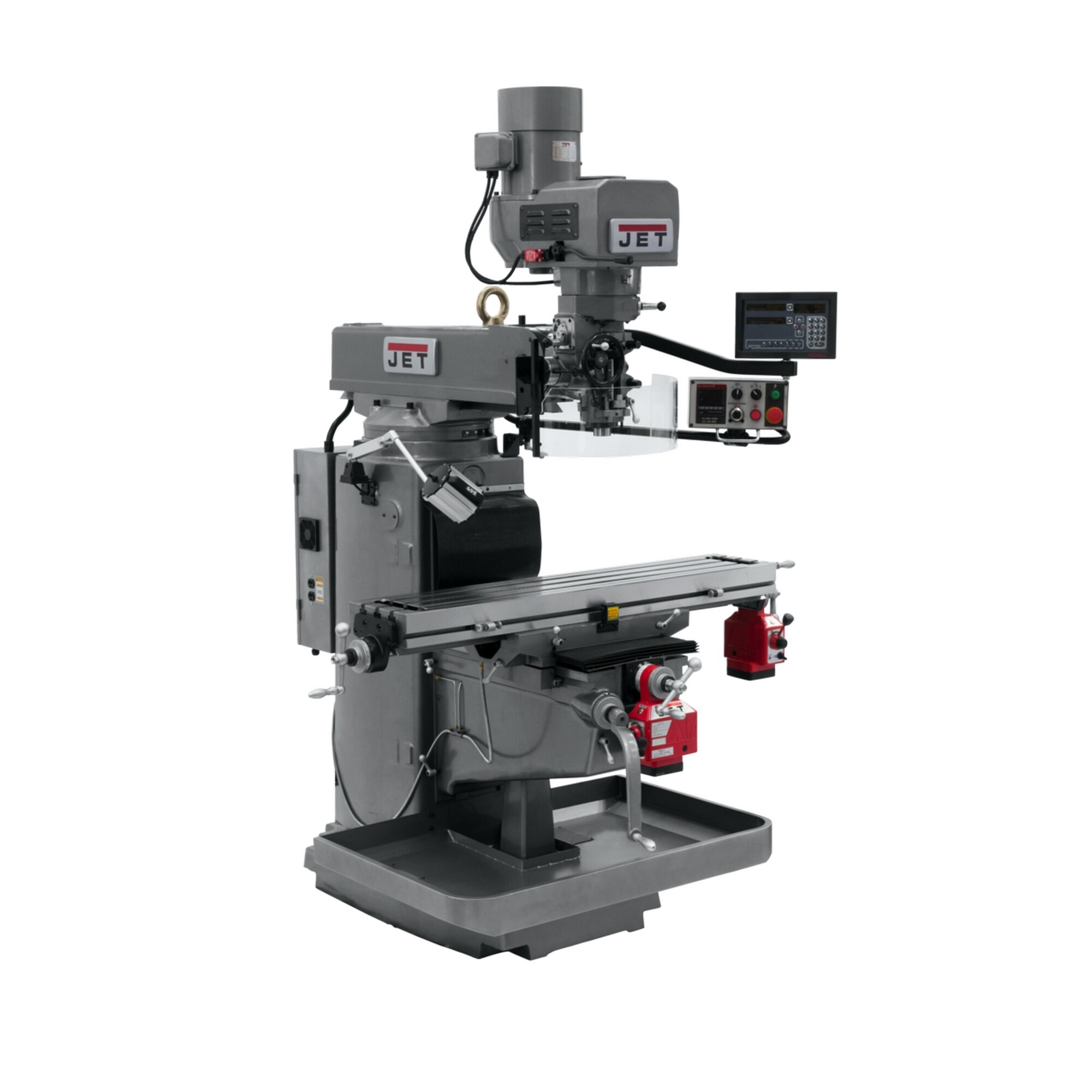 JET, Milling Machine, Horsepower 3 HP, Volts 230 Model# JTM-1050EVS2 ...